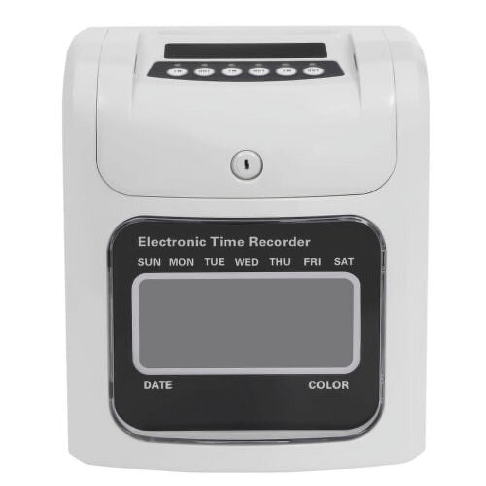Small Business LCD Employee Attendance Time Clock with Punch Card ...