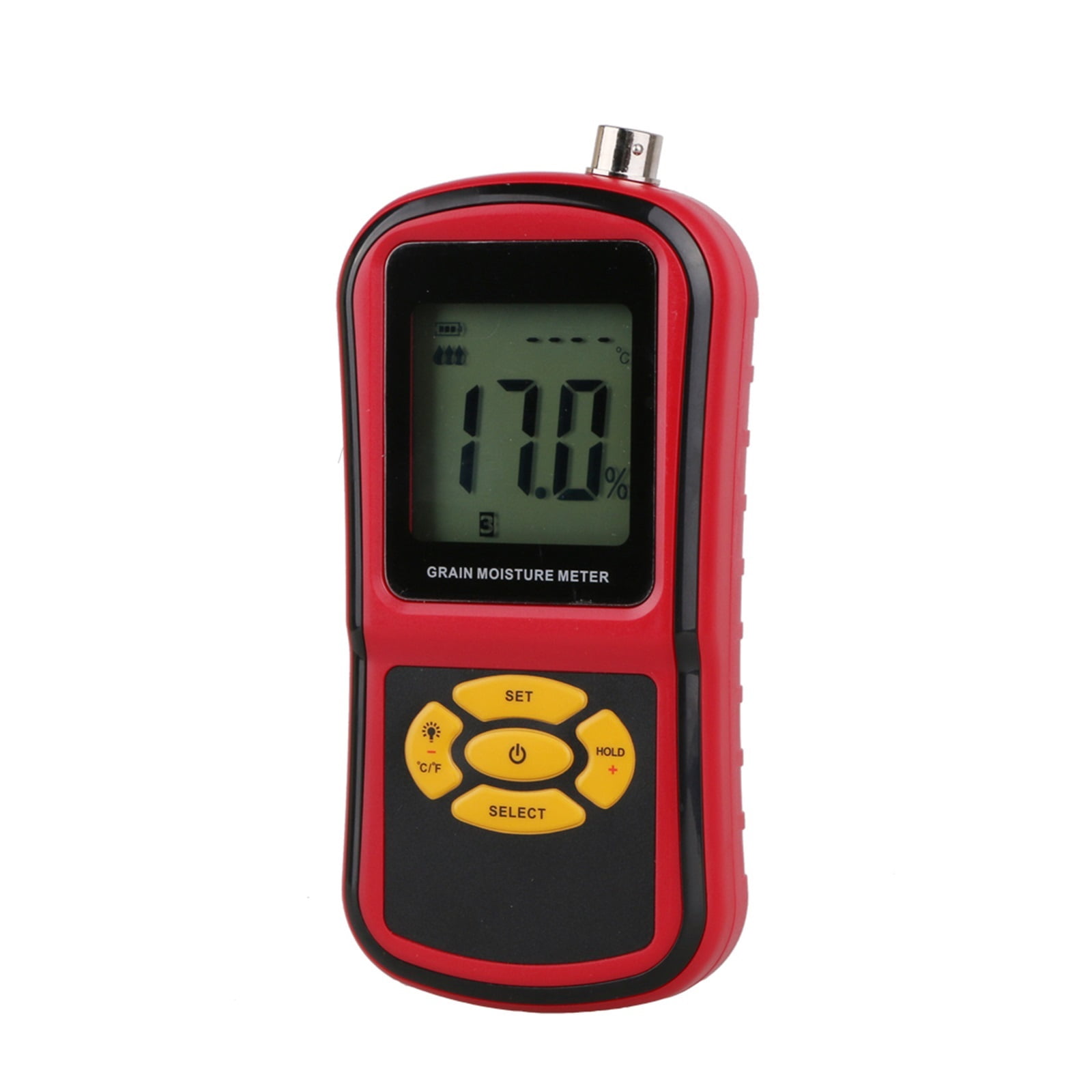 LCD Grain Moisture Meter GM640 With Measuring Probe Tester For Corn ...
