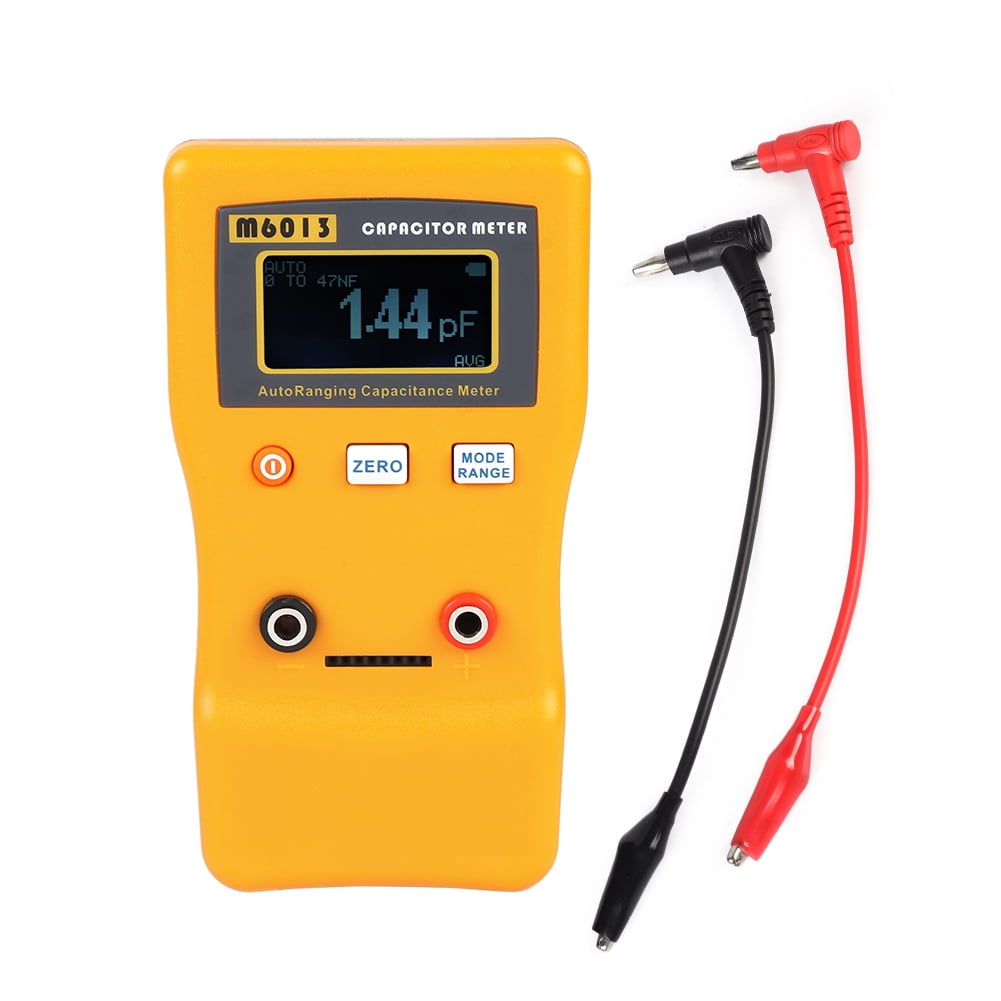 LCD High Precision Capacitor Meter - Professional Measuring Capacitance ...