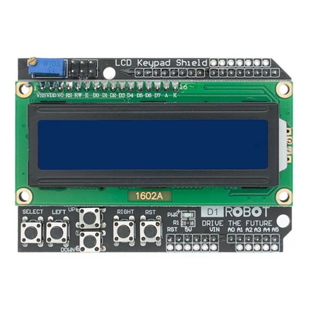 LCD Keypad Shield LCD1602 Expansion Module Enhancing Project Efficiency - Walmart.com