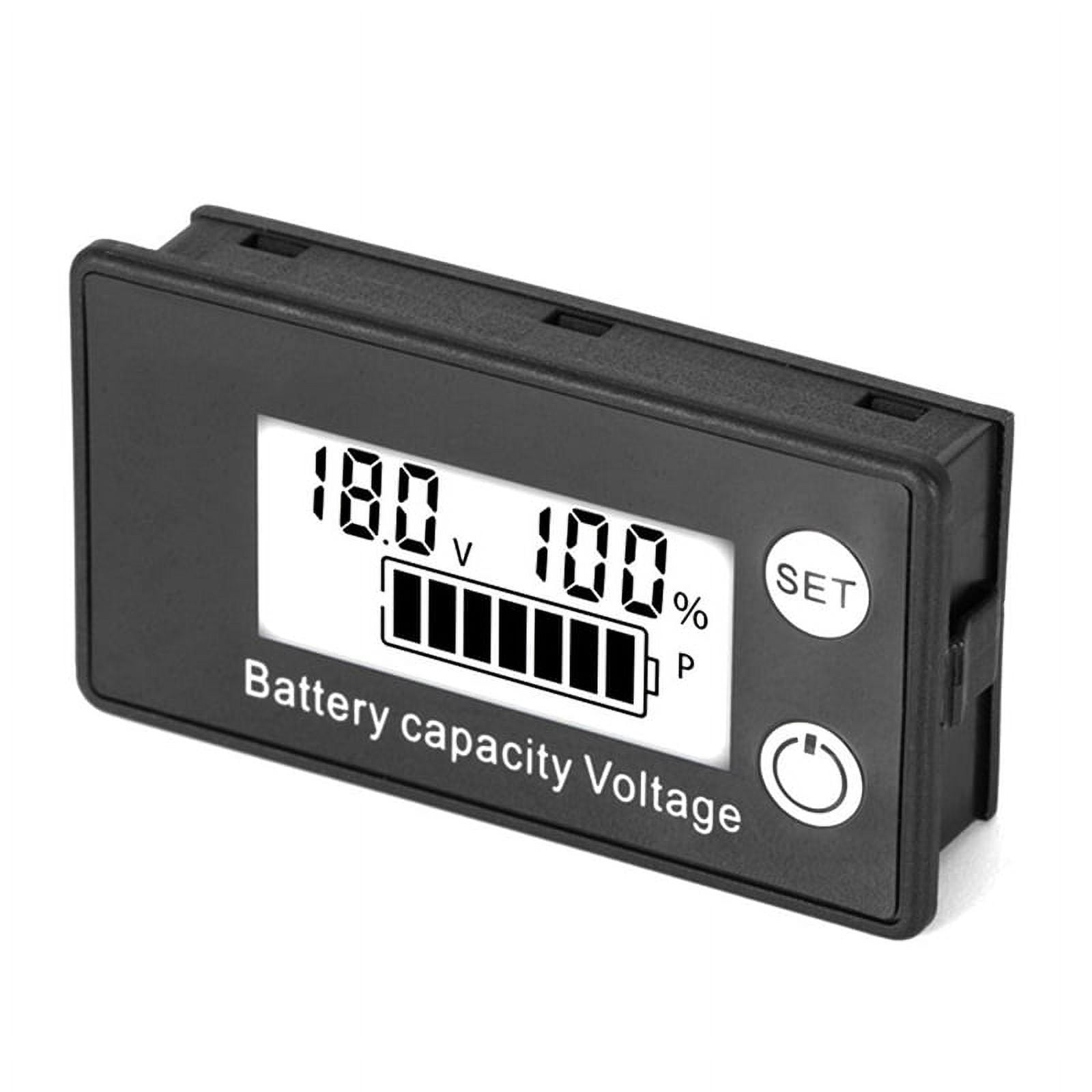 LCD Liquid Crystal 8-100V Voltmeter Battery Car Power Detection Digital ...