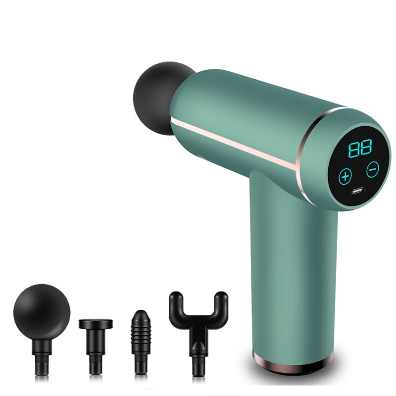 LCD Massage Gun 32 Speeds Touch Screen Deep Tissue Percussion Muscle ...