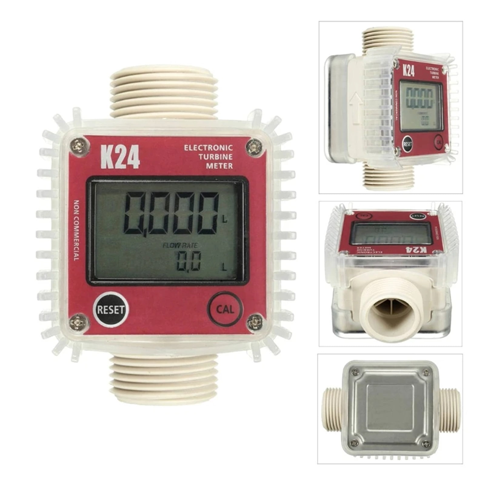 LCD Meter K24 Digital Die-sel Flowmeter Hot Favorable for Chemicals ...