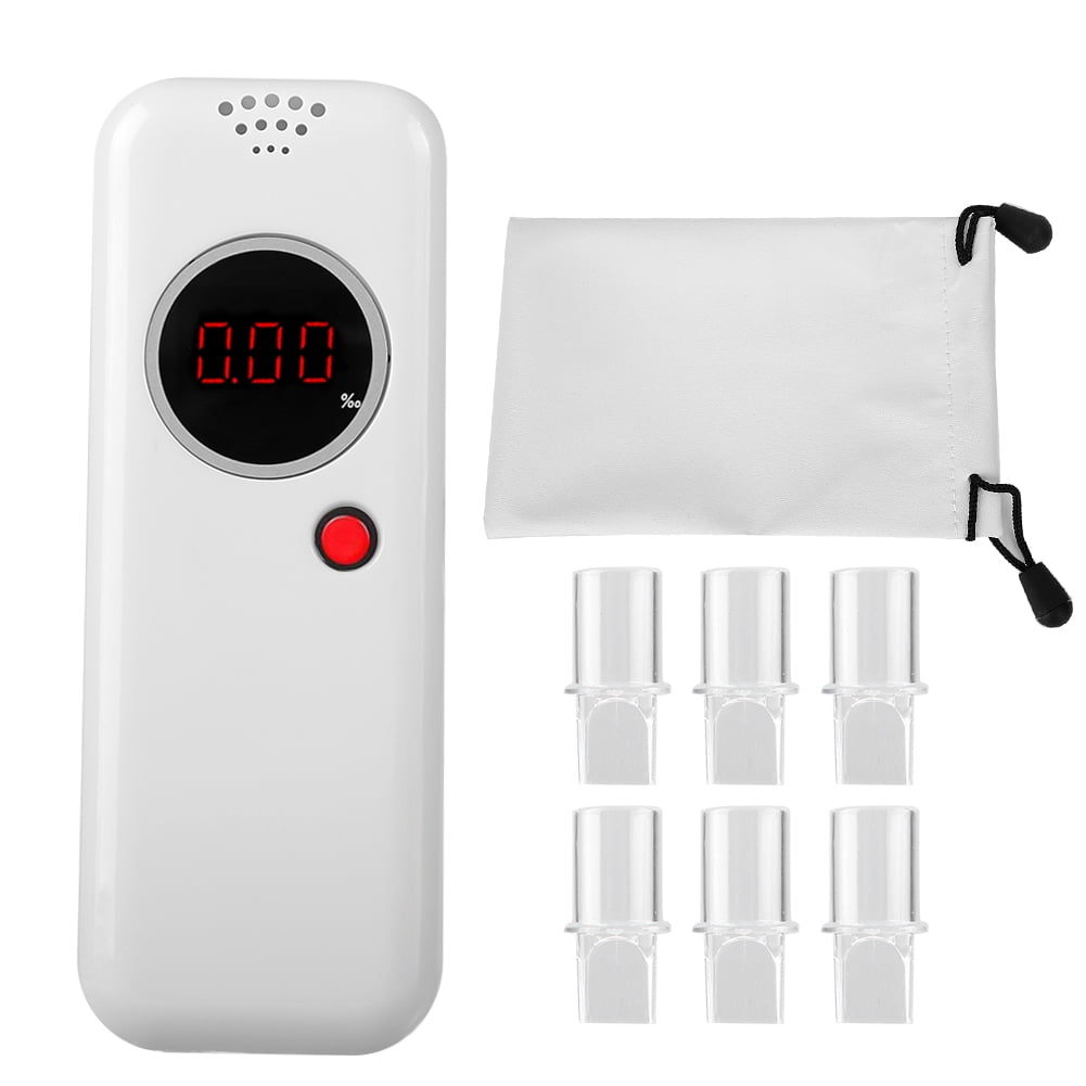 LCD Mini Digital Backlight Folding Mouthpiece Alcohol Breathalyzer ...