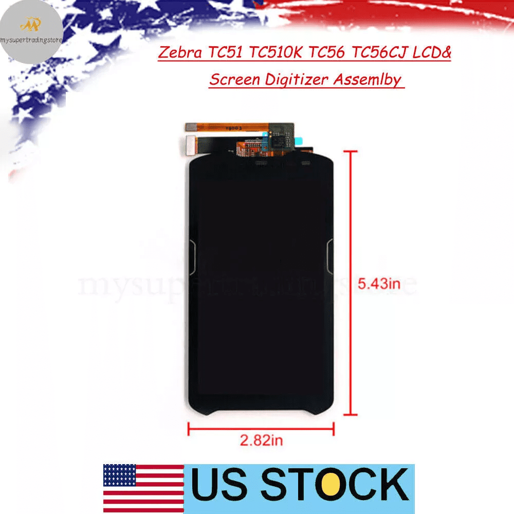 LCD Module with Touch Screen Replacement for Zebra Symbol TC51 TC510K ...