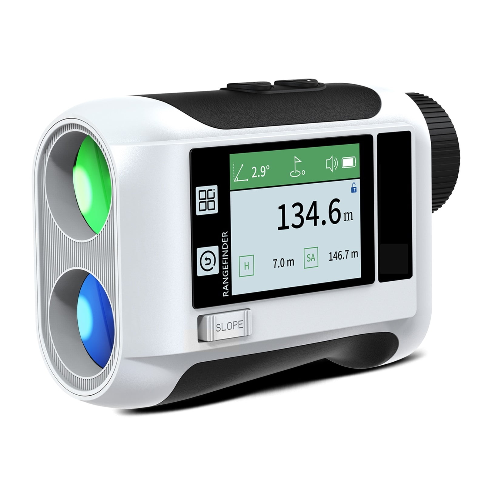 LCD Rangefinder Telescope Outdoor Golf Voice Caddy Rangefinder Case ...