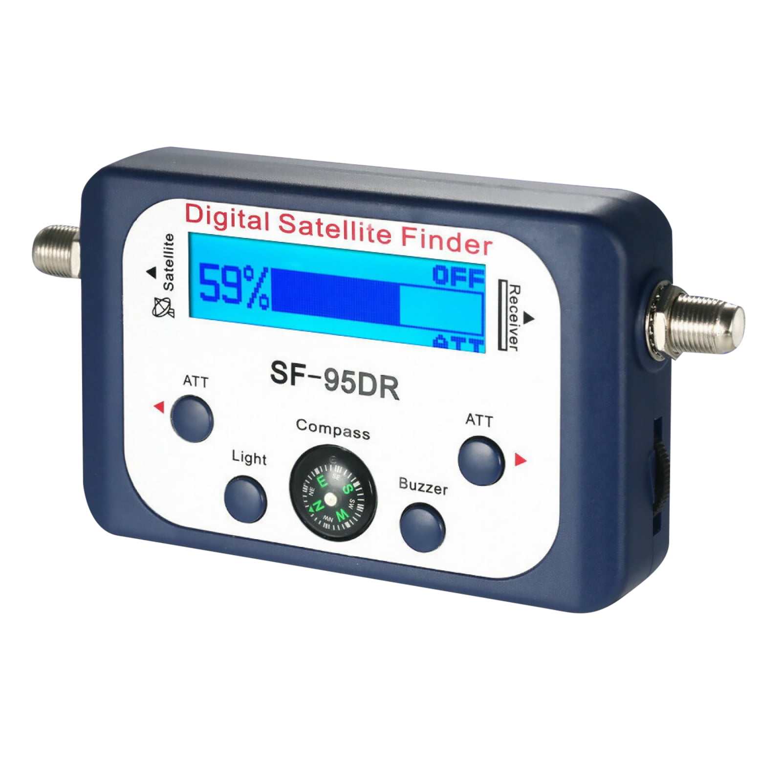 LCD Screen Digital Satellite Finder, TV Antenna Signal Strength Meter ...