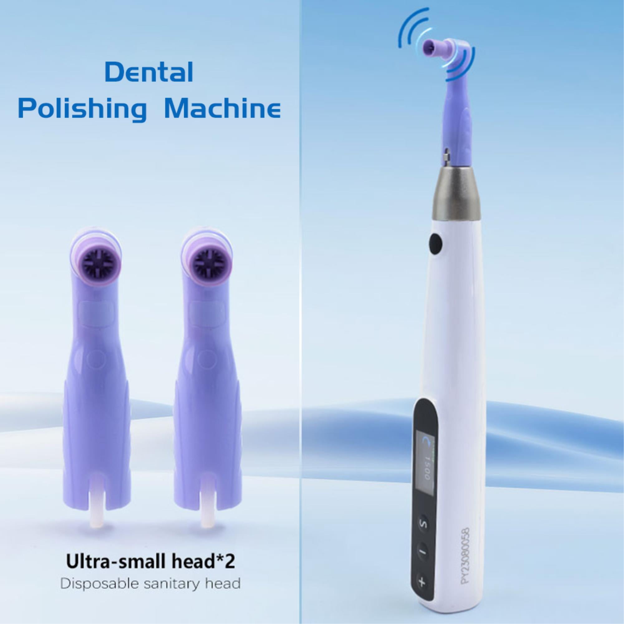 LCD Screen Electric Teeth Prophy Handpiece with 2 Universal Angles, 6 ...