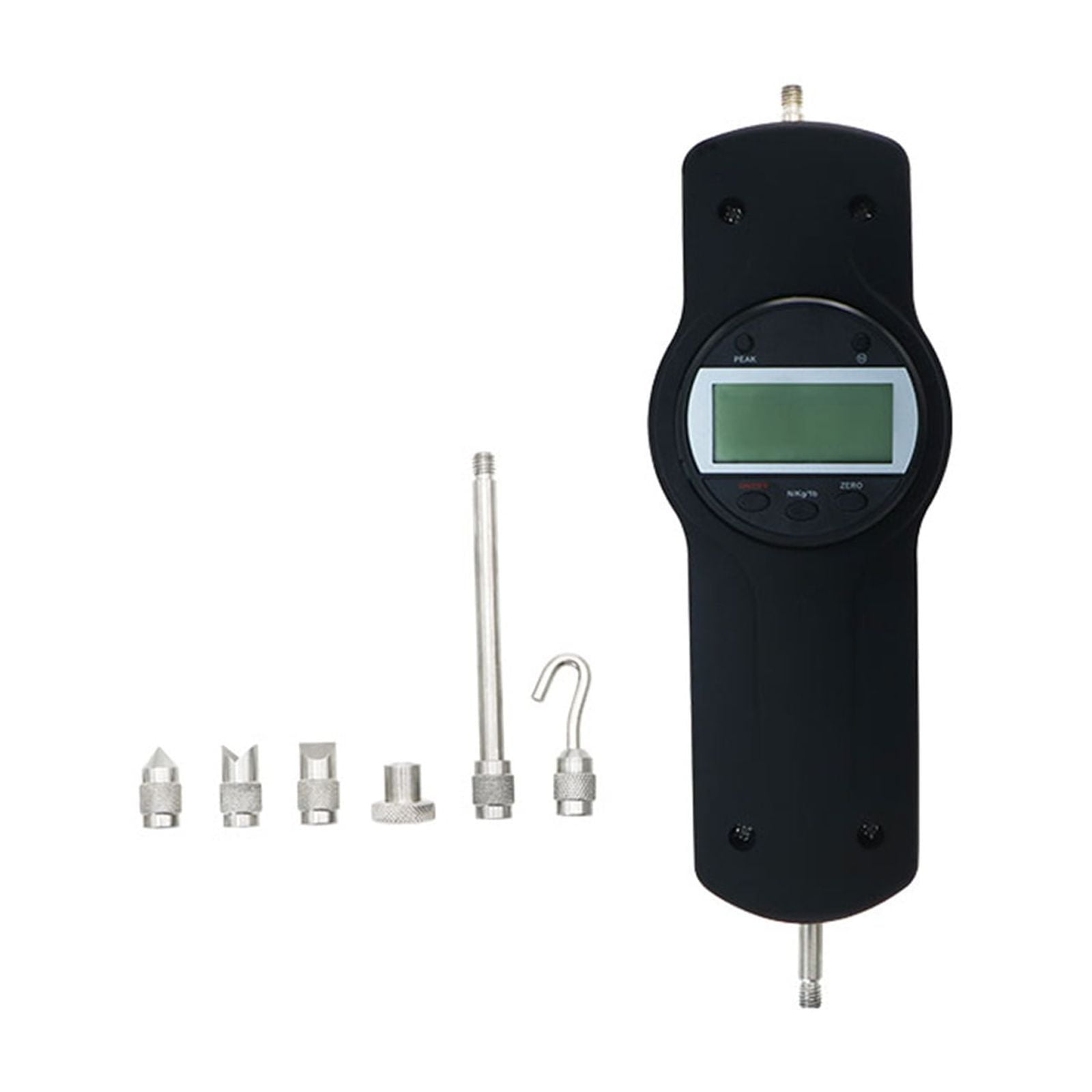 LCD Screen Hand Grip Dynamometer 500N Digital Force Gauge Portable Push ...