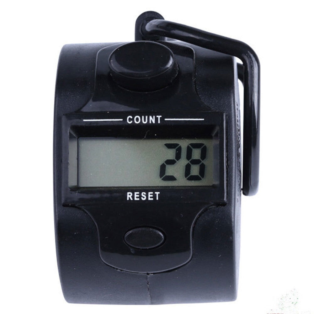 LCD Screen Manual Digital Hand Electronic Counter Meter Portable Mini ...