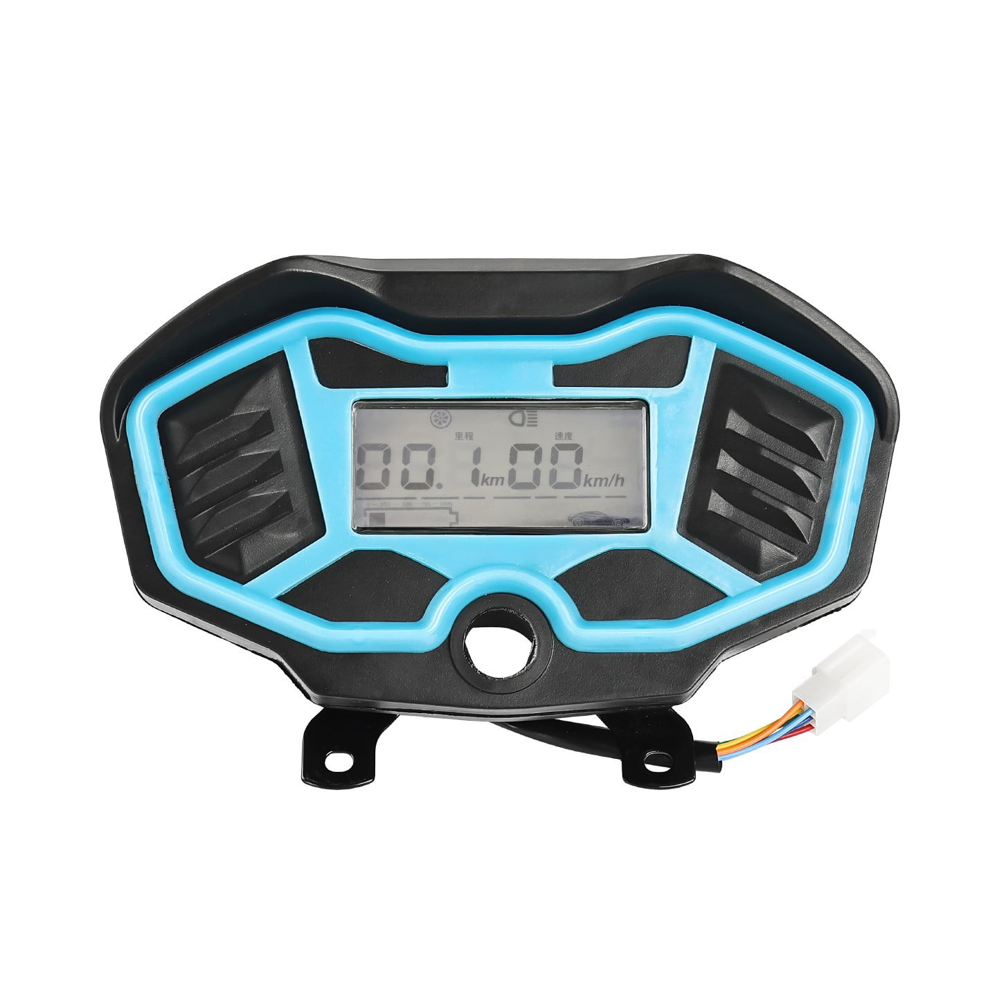 LCD Screen Odometer Speed Gauges Easy Installation Motorcycle Large ...