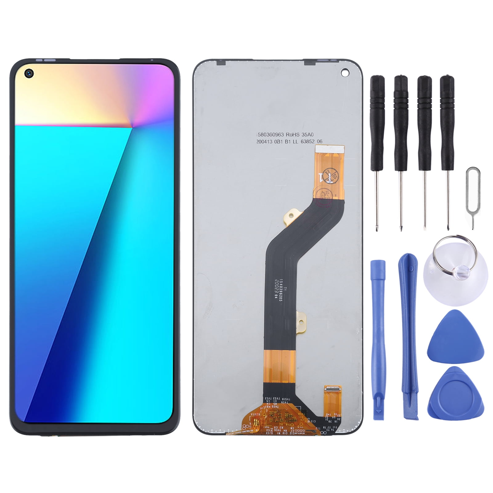 LCD Screen and Digitizer Full Assembly for Infinix Note 7 X690B, X690 ...