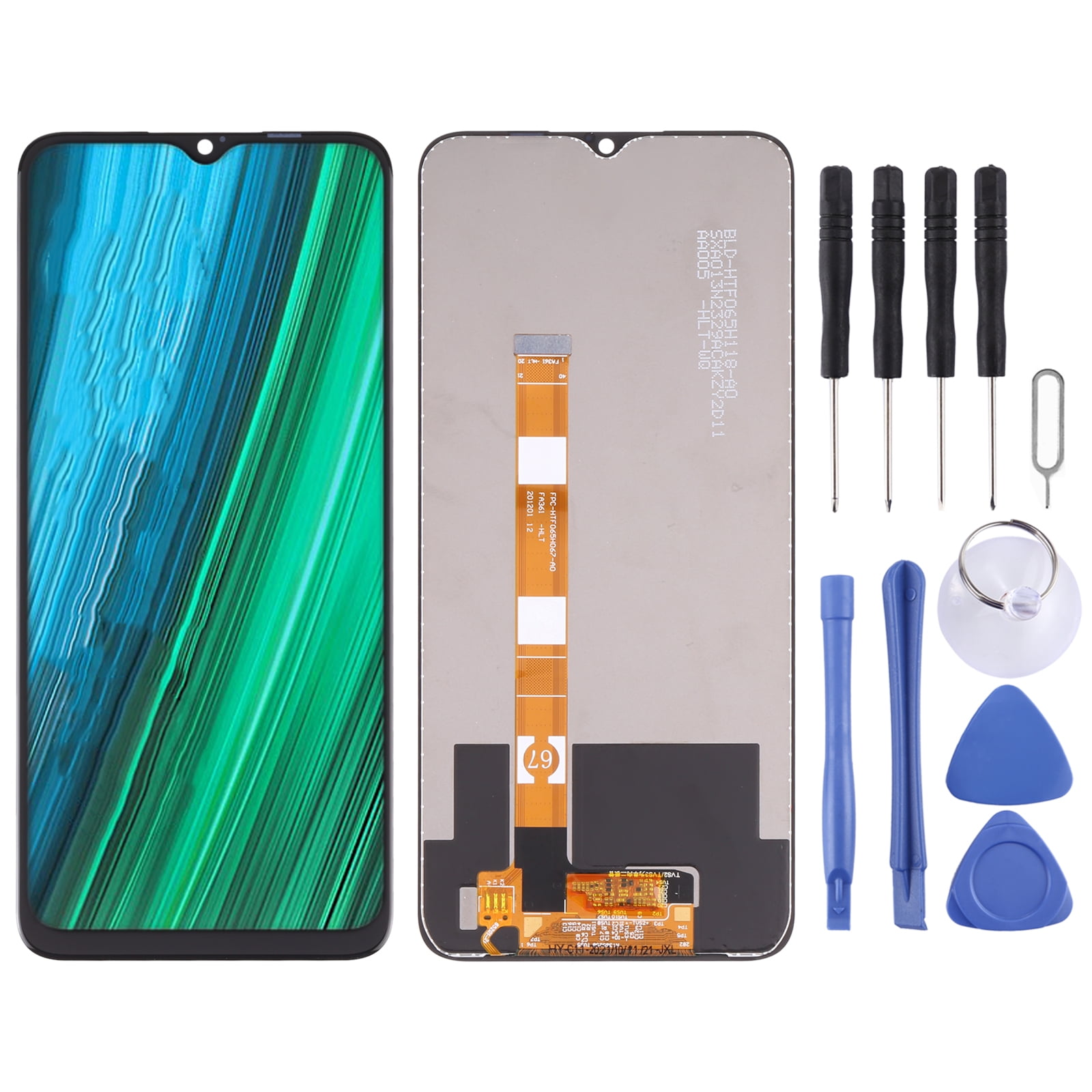 LCD Screen and Digitizer Full Assembly for OPPO Realme Narzo 50A ...
