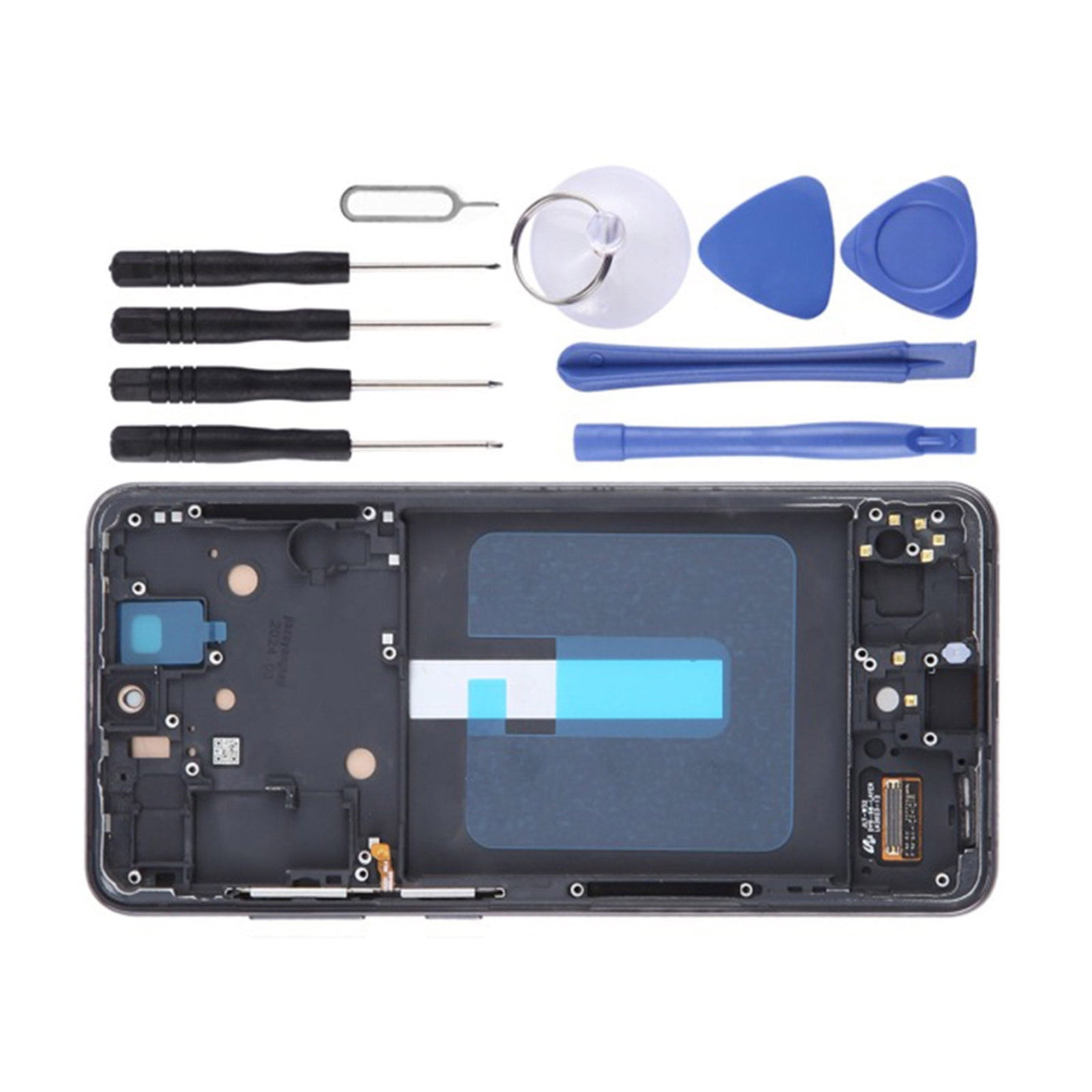 LCD Screen and Digitizer Full Assembly with Tool for S21 FE Cellphone ...