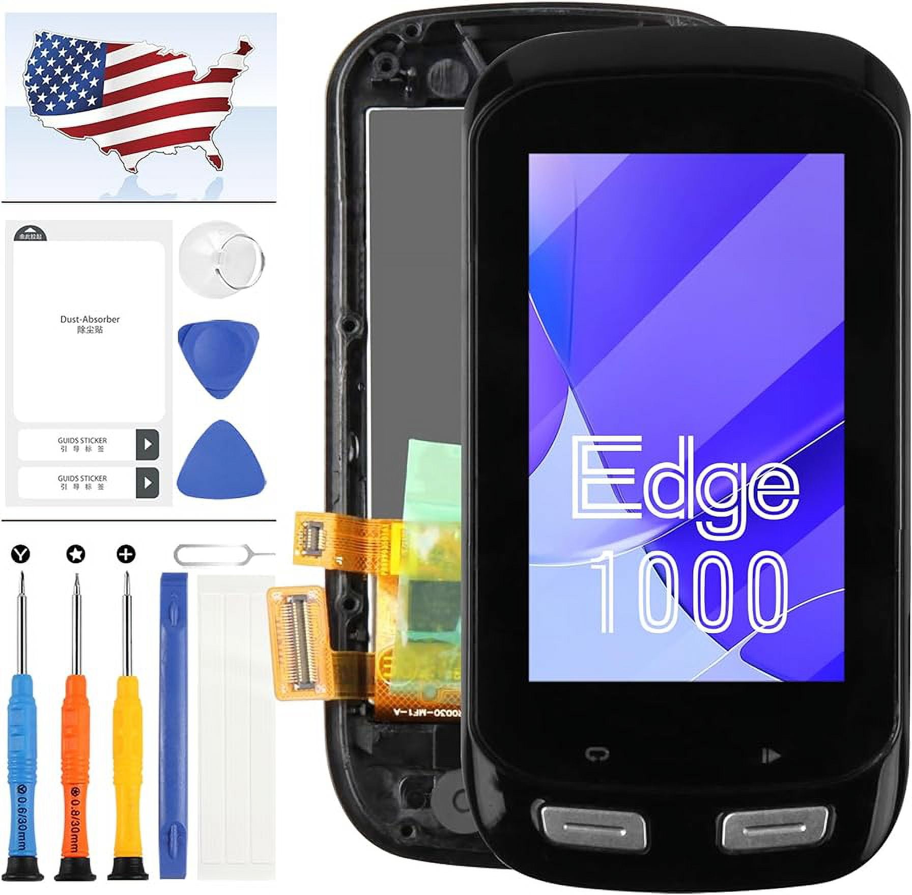 LCD Screen for Garmin Edge 1000 Bicycle 3" inch Display Frame with ...