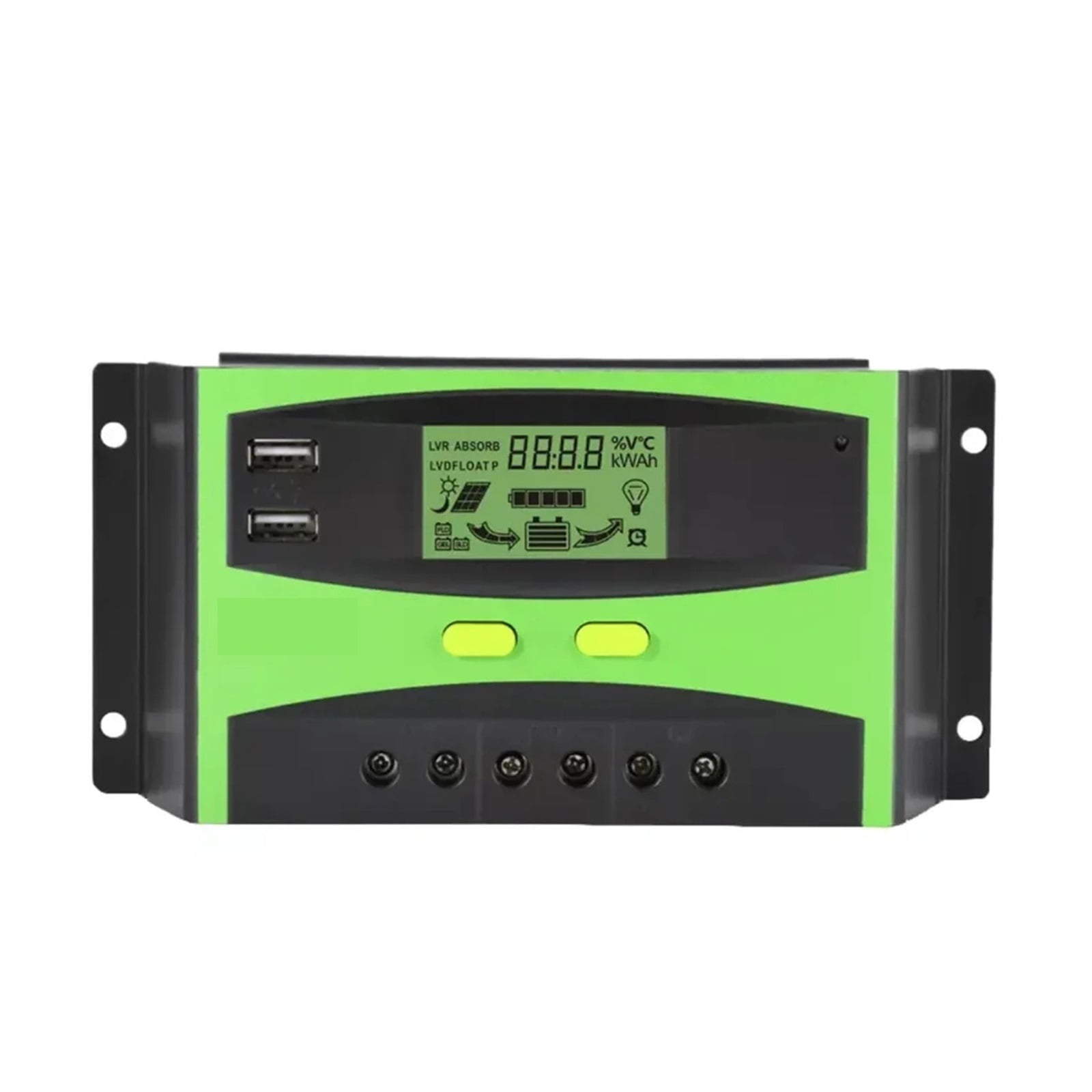 LCD Solar Charge Controller 30A 40A 50A 60A 12V 24V Battery Charge ...