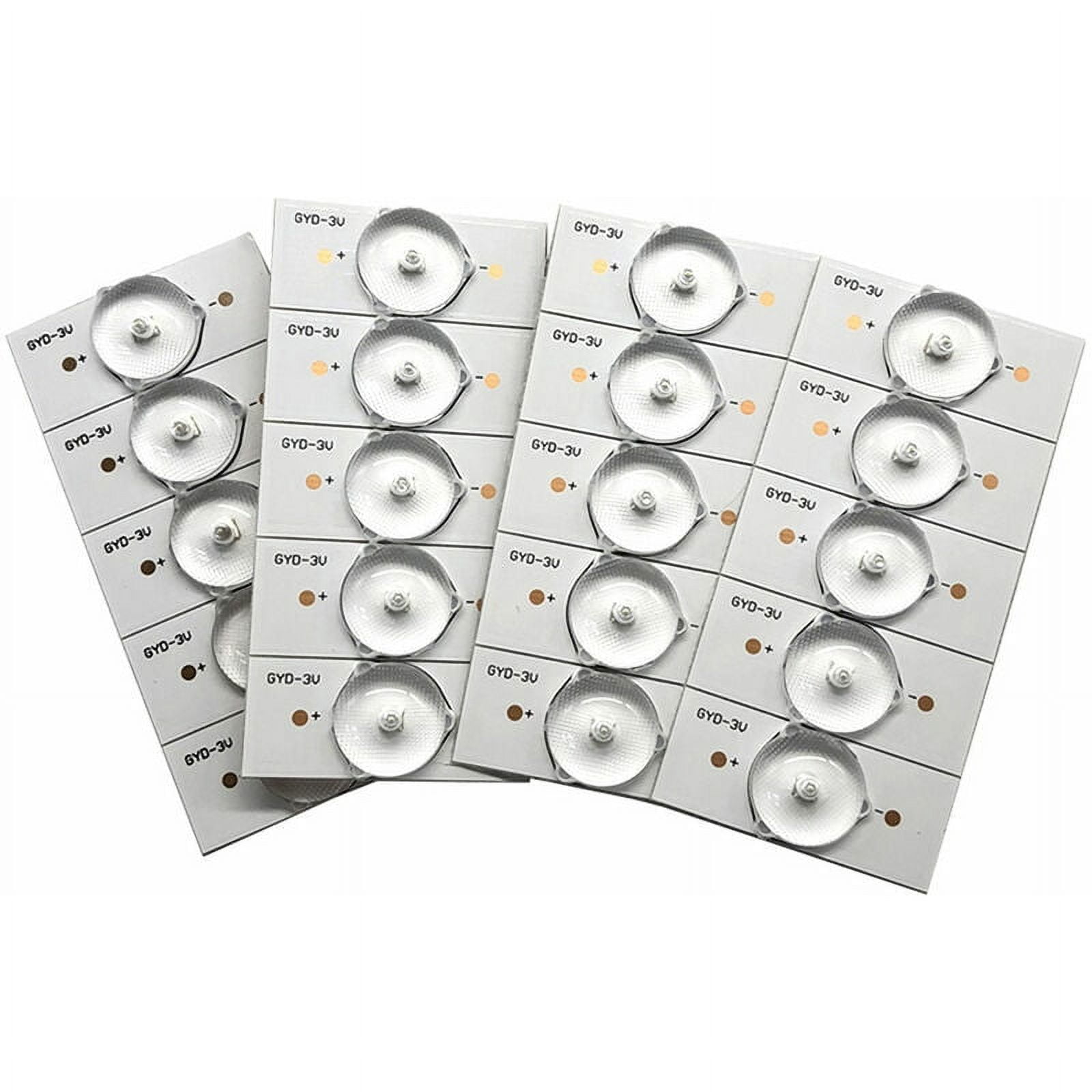 LCD TV LED Lens Lamp Beads 3V Backlight Lamp Beads, 20PCS - Walmart.com