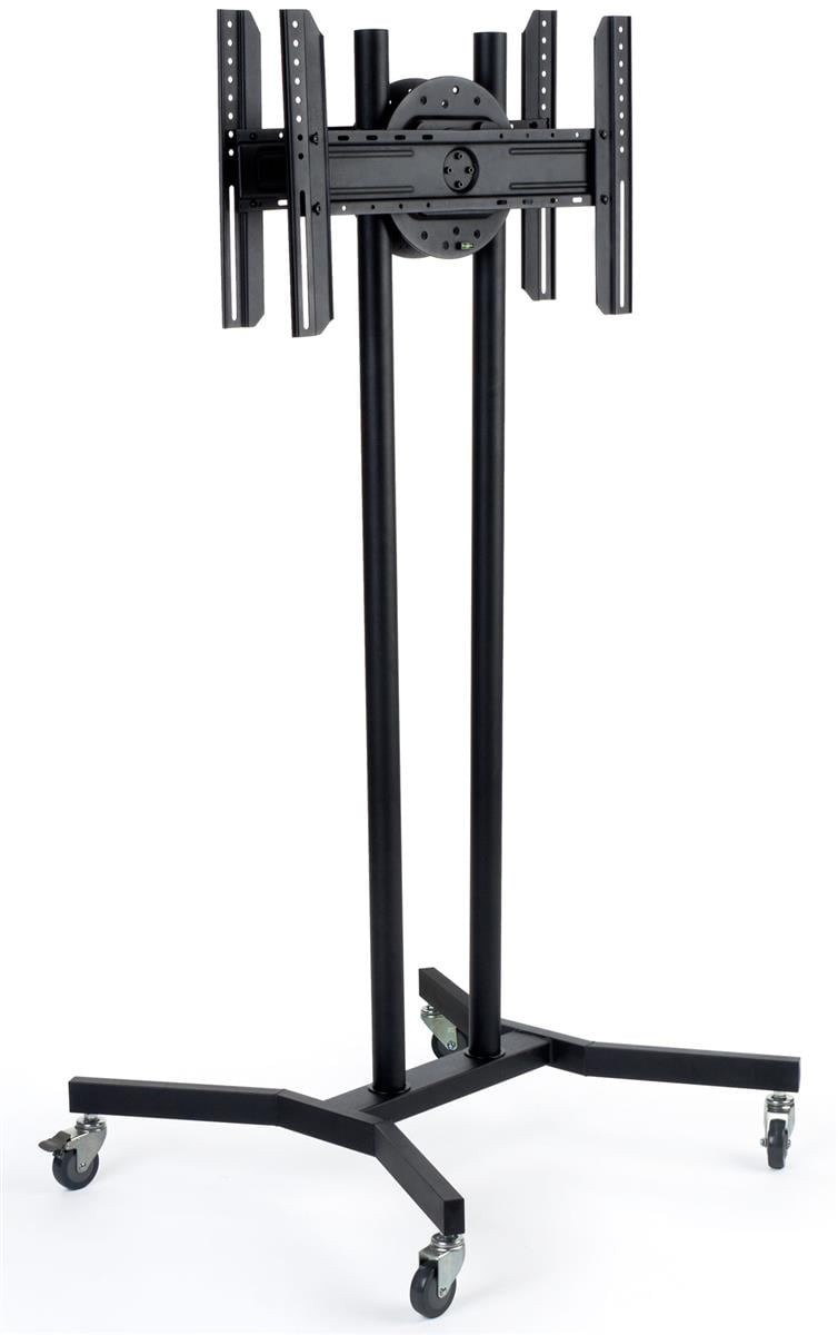 LCD TV Stand, Double Sided for Two Flat Screens Up to 60”, Height ...