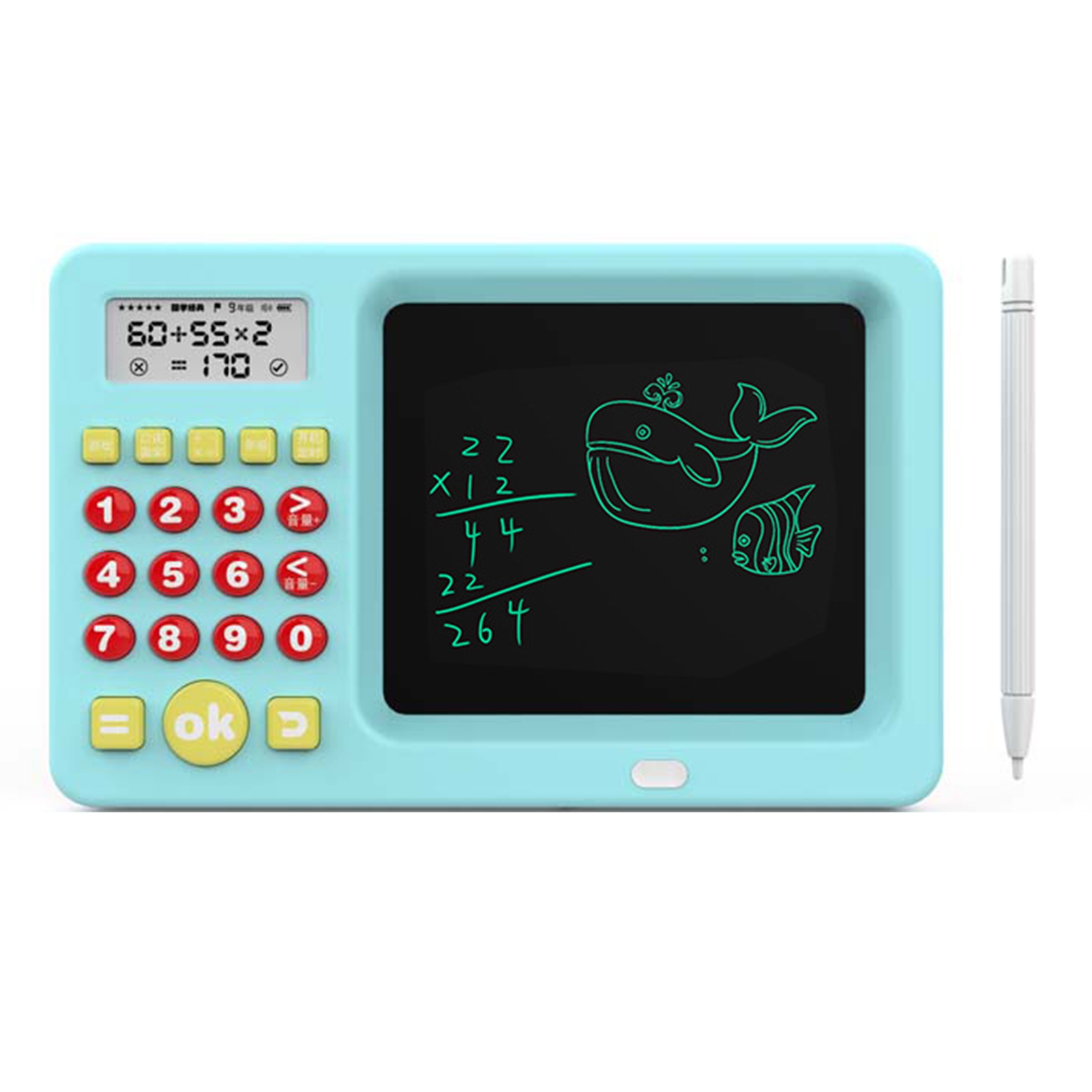 LCD Tablet Reusable Brain Development Smooth Surface Knowledge ...