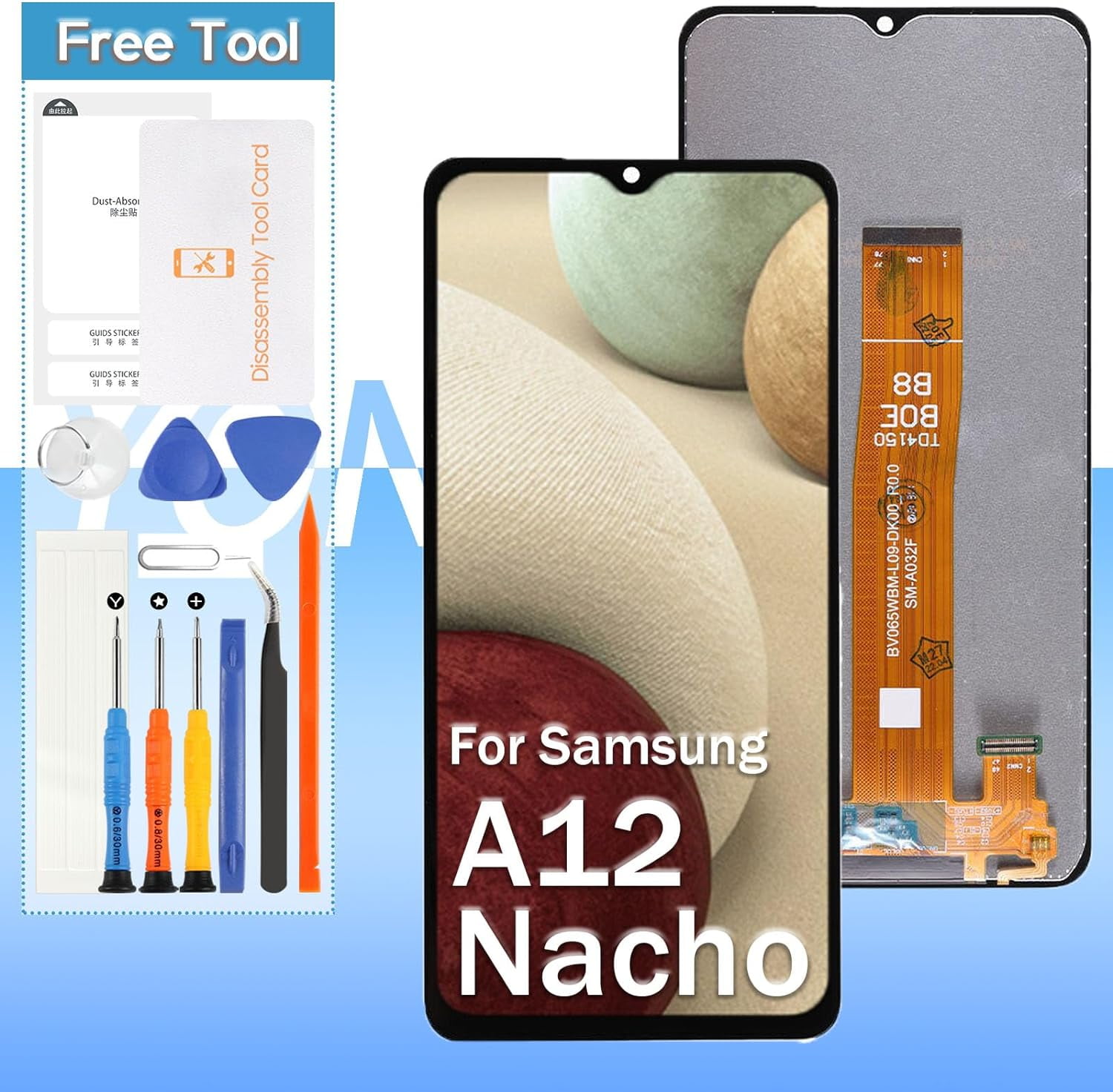 LCD Touch Screen Replacement for Samsung Galaxy A12 Nacho SM-A127F/DSN ...