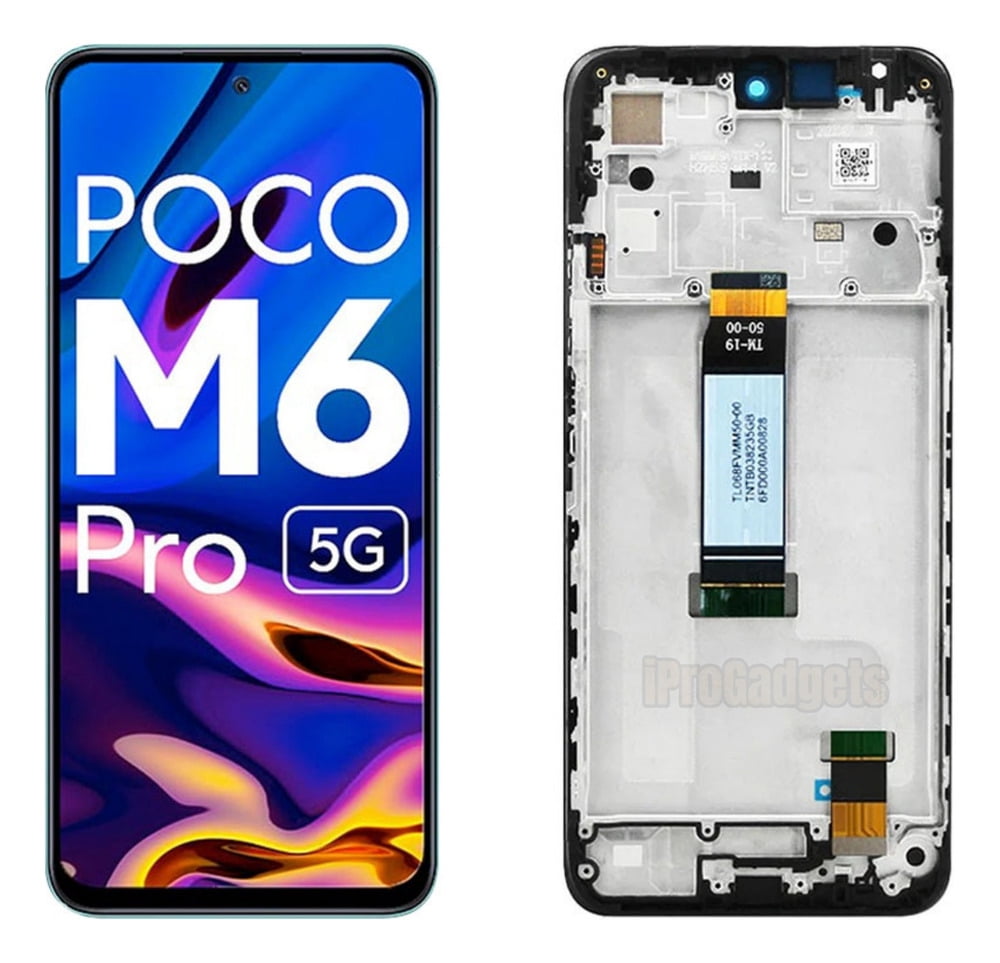 LCD Touch Screen With Frame For Poco M6 Pro 5g 23076pc4bi - Walmart.com