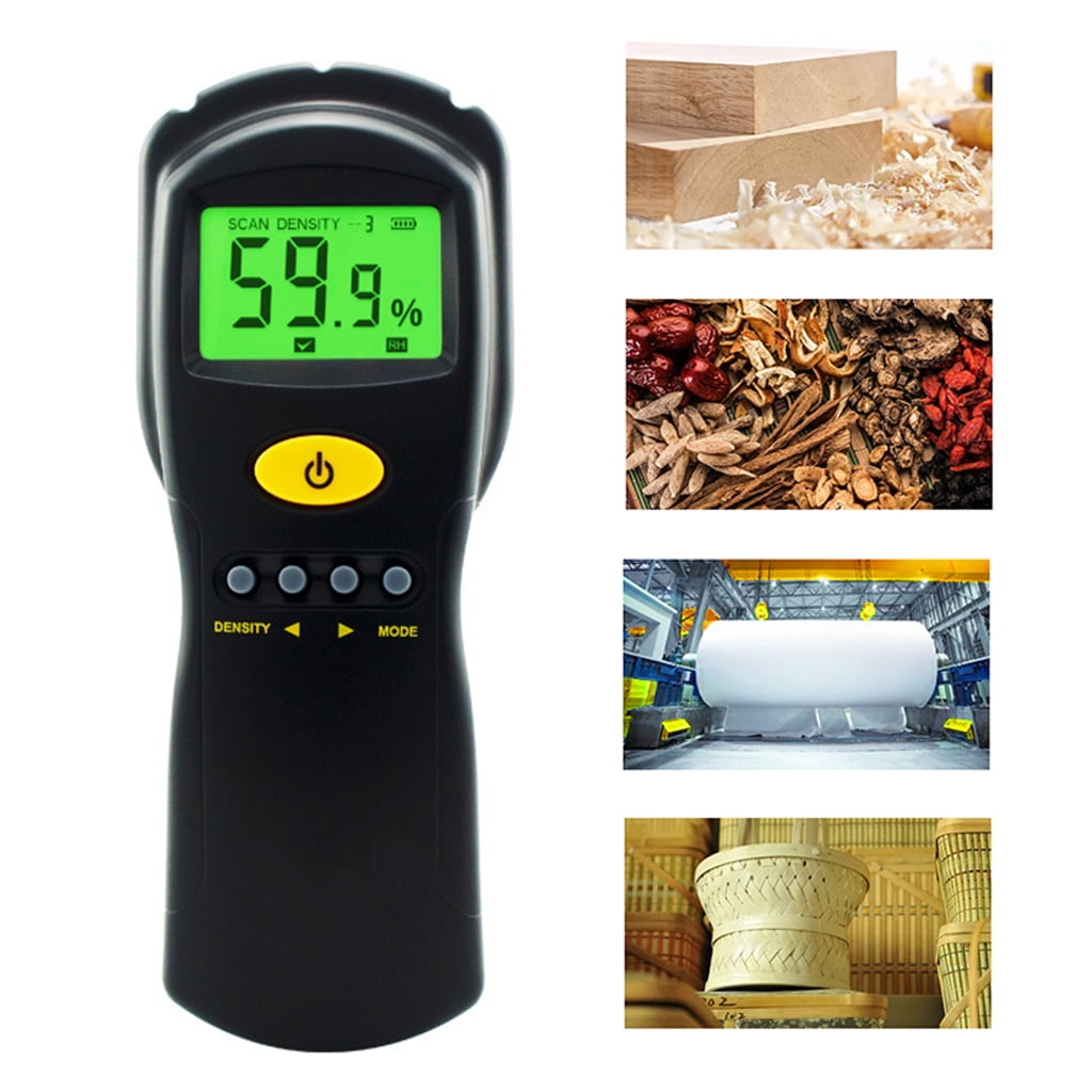 LCD Wood Humidity Tester Concrete Hygrometer Moisture Meter Timber Damp ...