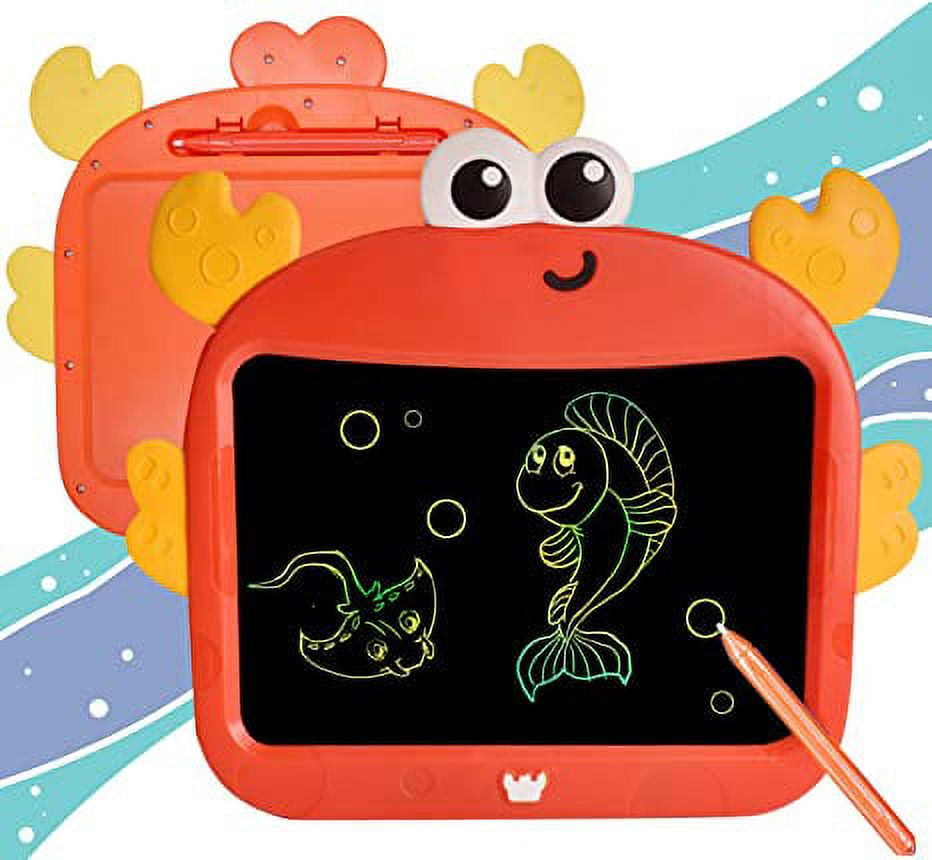 LCD Writing Pad 9 Inch, Color Drawing Graffiti Pad for Kids, Birthday ...