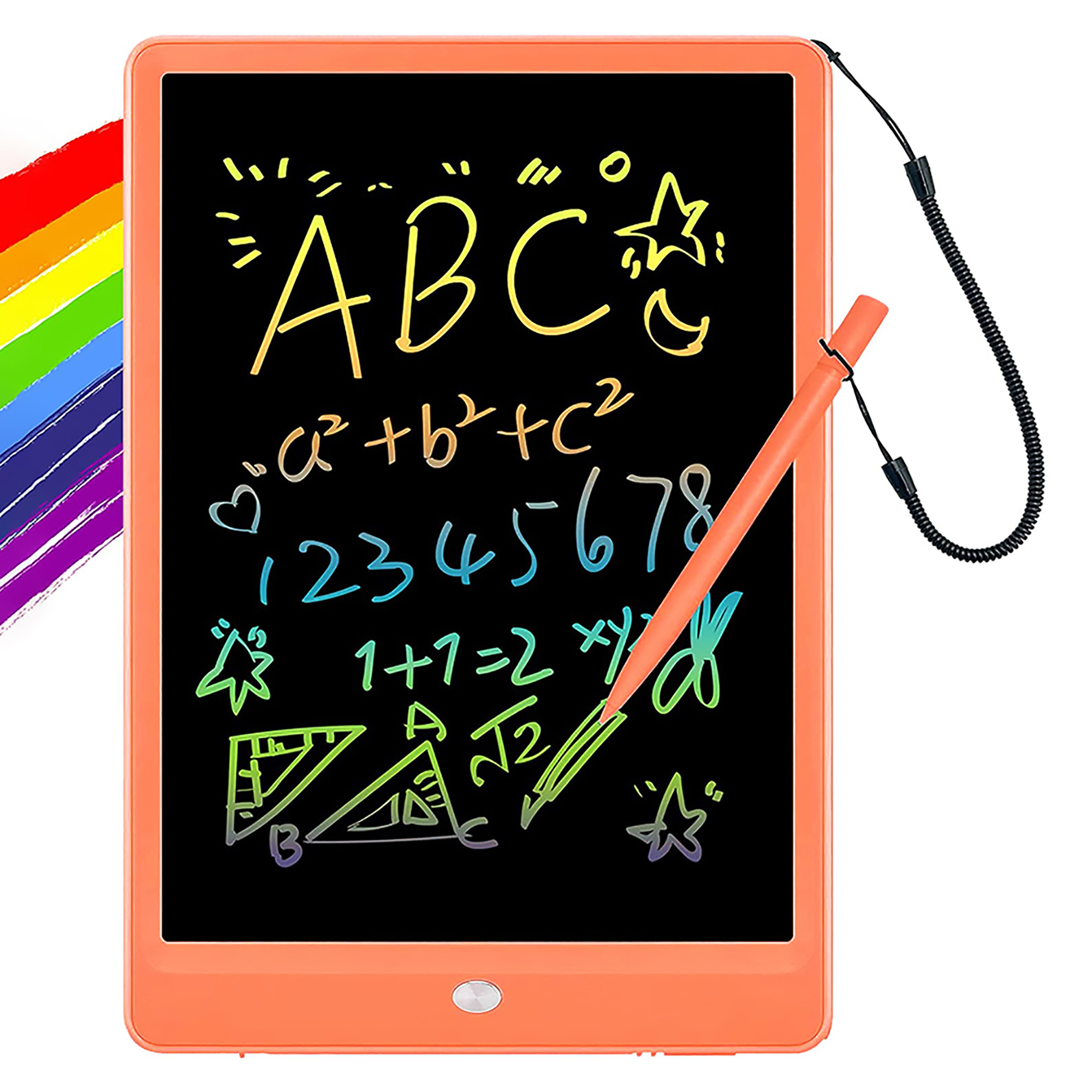 LCD Writing Tablet 10 Inch, Colorful Doodle Board Drawing Tablet ...