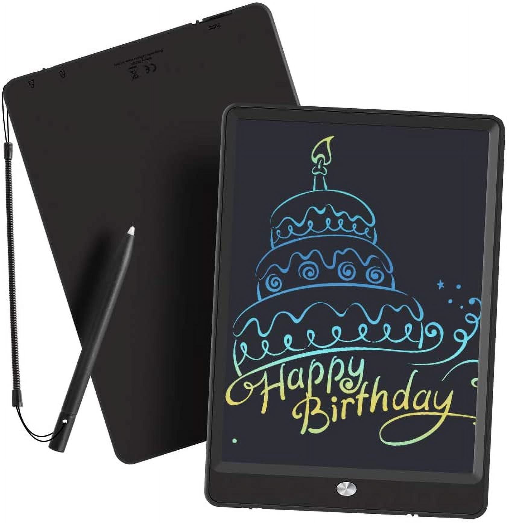 LCD Writing Tablet 10 Inch Drawing Pad, Colorful Screen Doodle Board ...