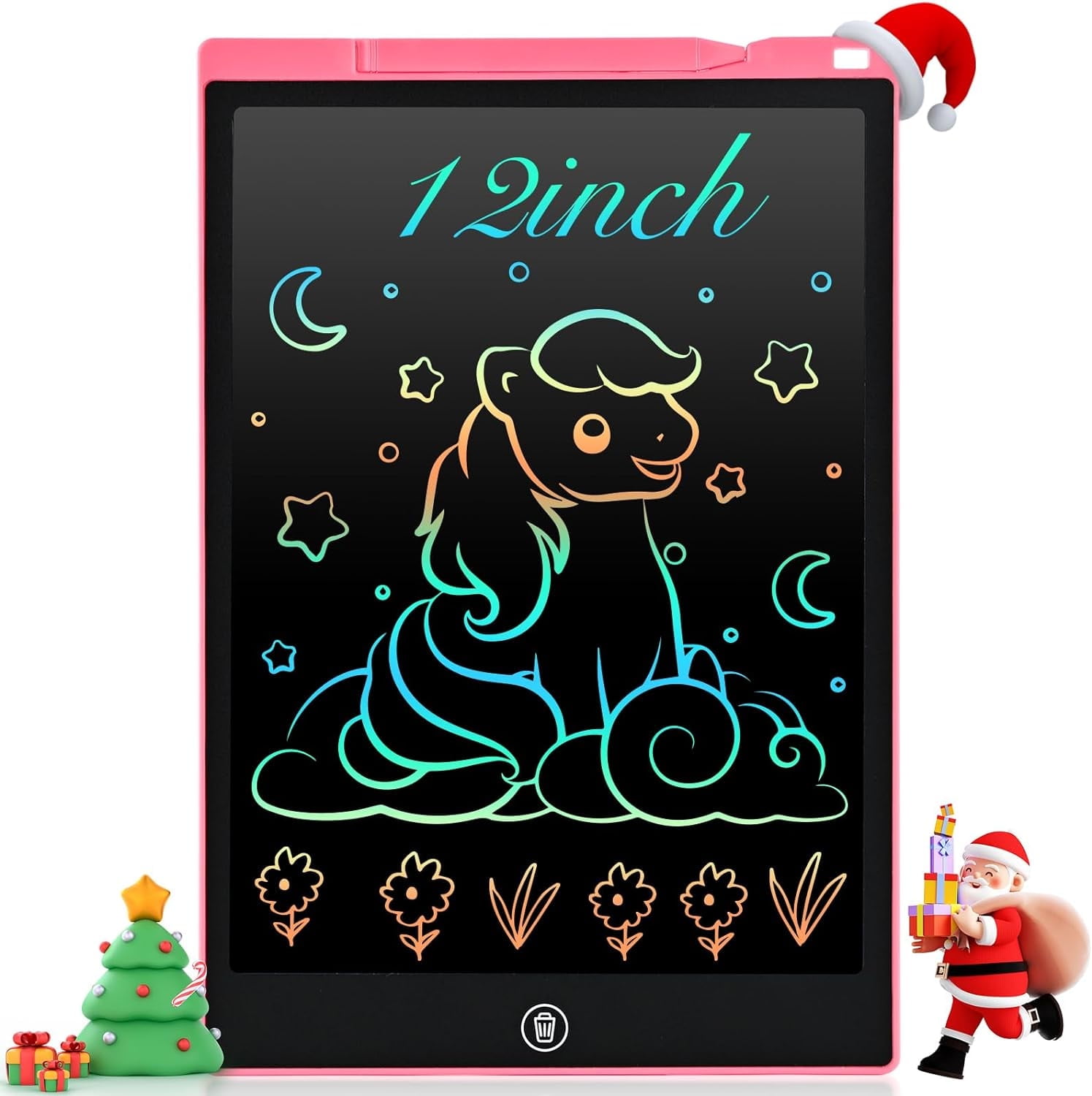 LCD Writing Tablet, 12 Inch Colorful Doodle Board Drawing Tablet for ...