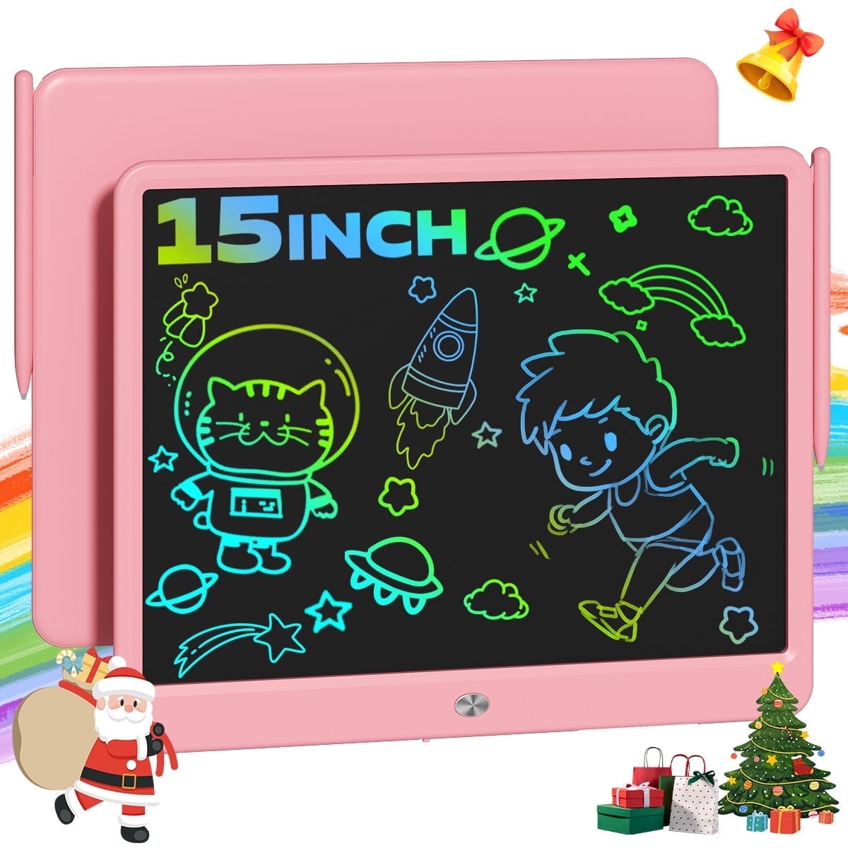 Xueyu LCD Writing Tablet Doodle Board, 15-inch Drawing Pad for Kids ...
