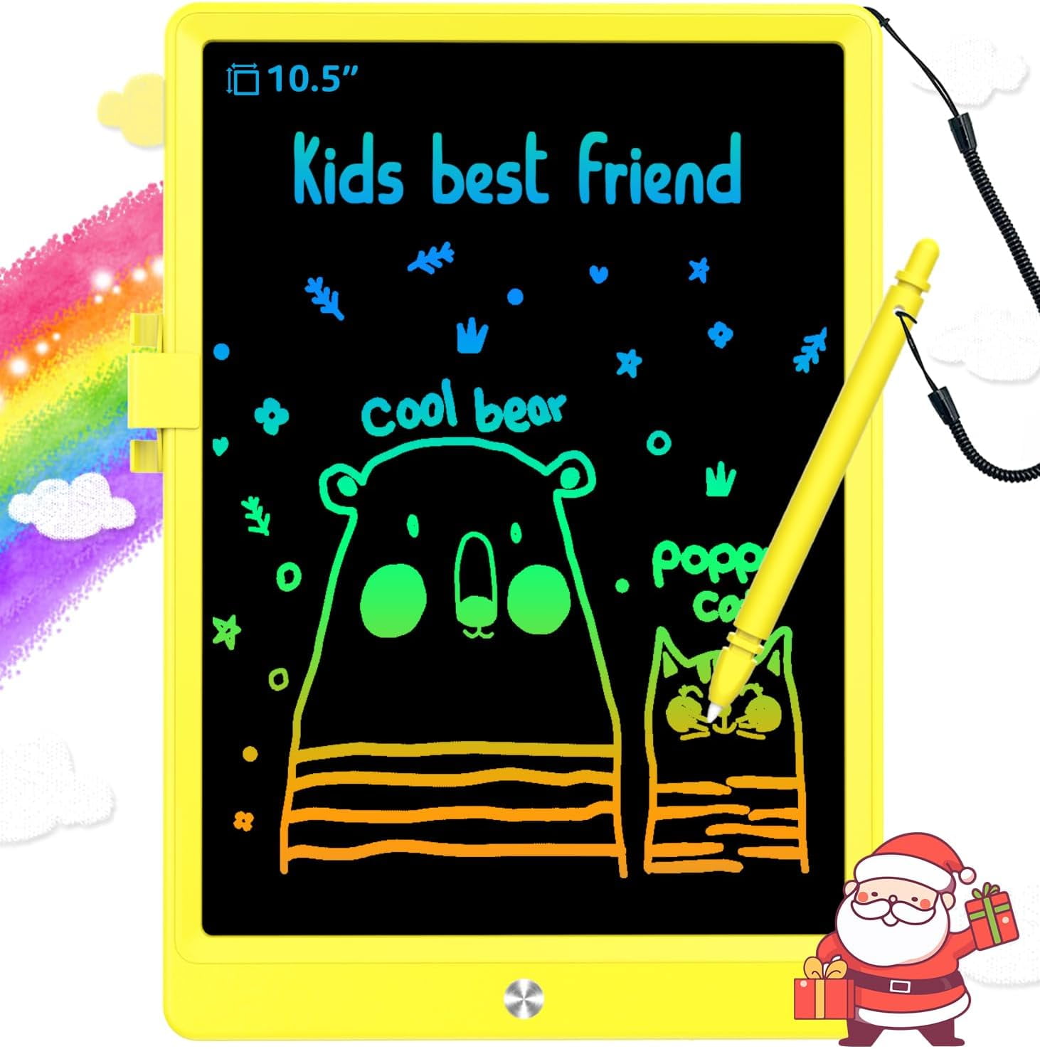 LCD Writing Tablet Doodle Board, Colorful Drawing Pad,Electronic ...