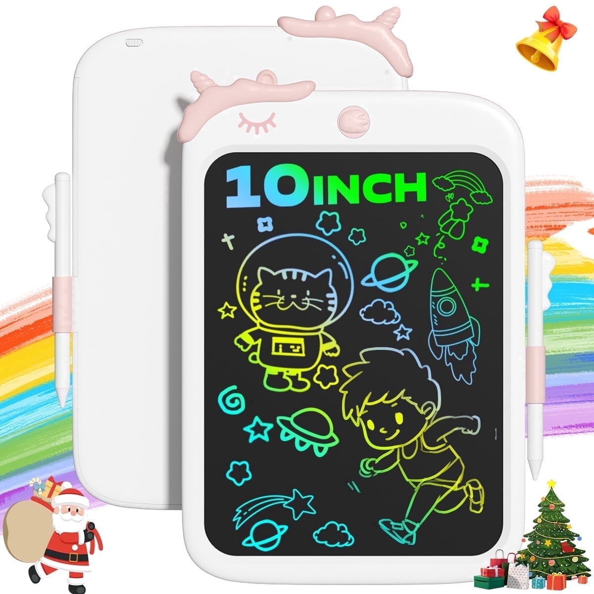 LCD Writing Tablet Doodle Board, Colorful Drawing Pad for Kids, Mess ...