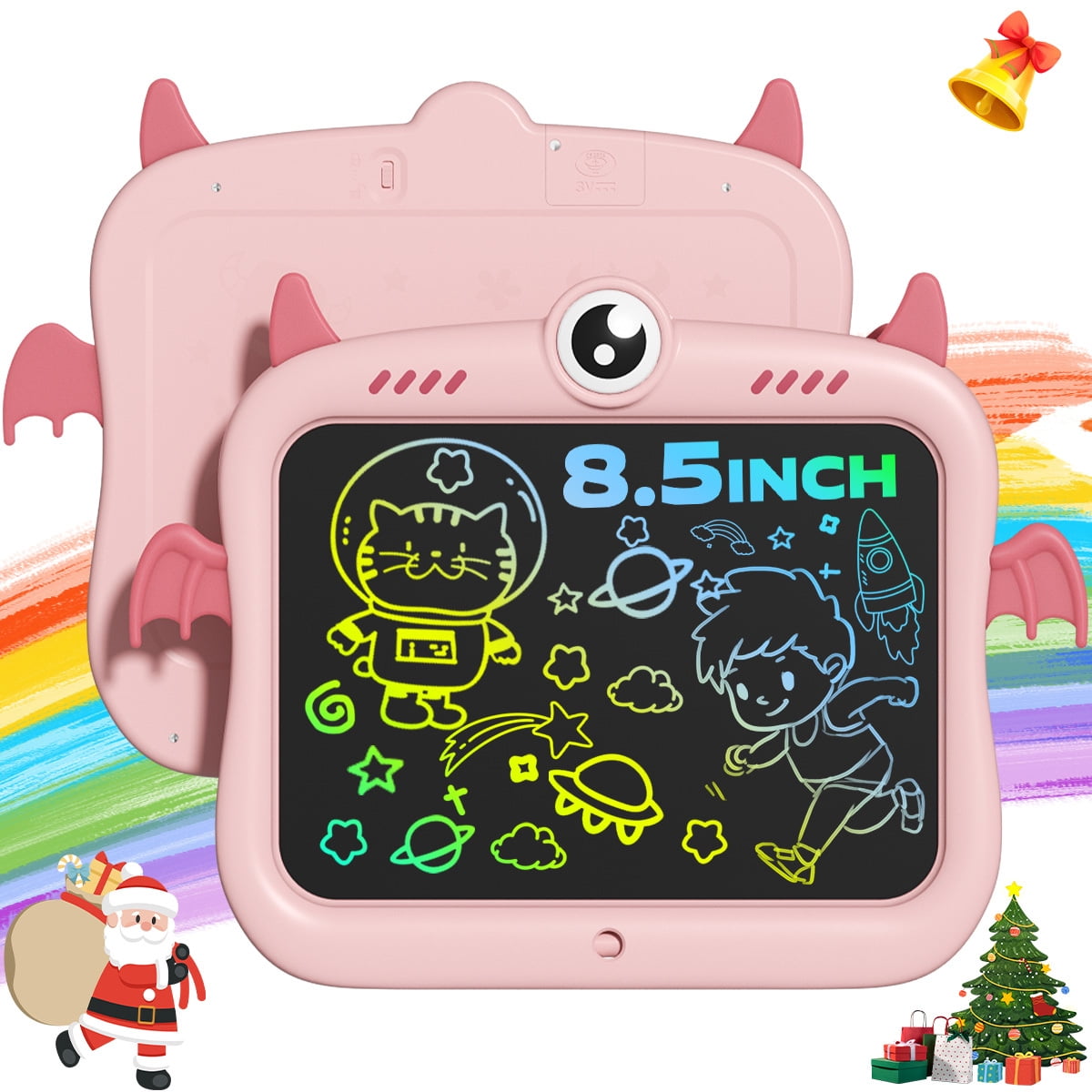 LCD Writing Tablet Doodle Board, Colorful Drawing Pad for Kids, Mess ...