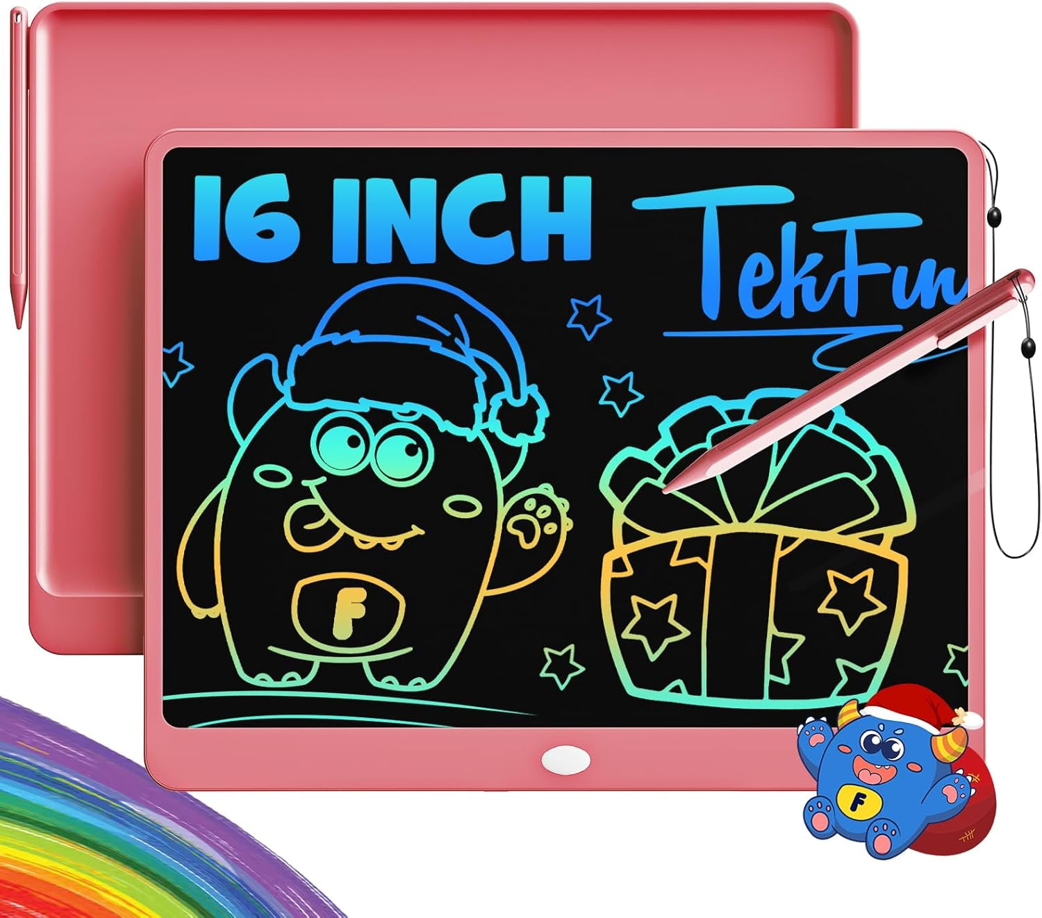 LCD Writing Tablet Doodle Board, Colorful Drawing Tablet Writing Pad ...