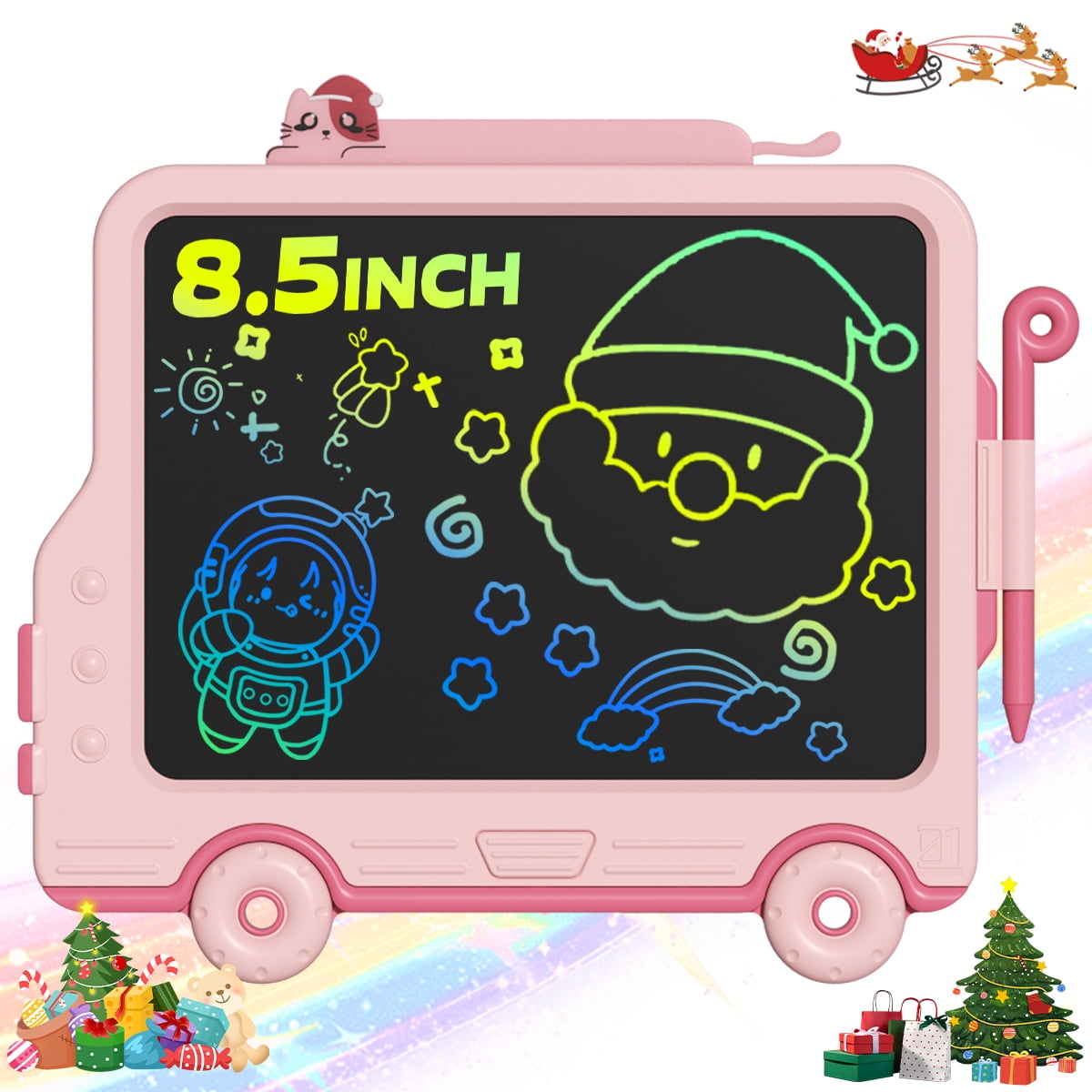 LCD Writing Tablet, Doodle Boards for Kids, Colorful Toddler Doodle ...