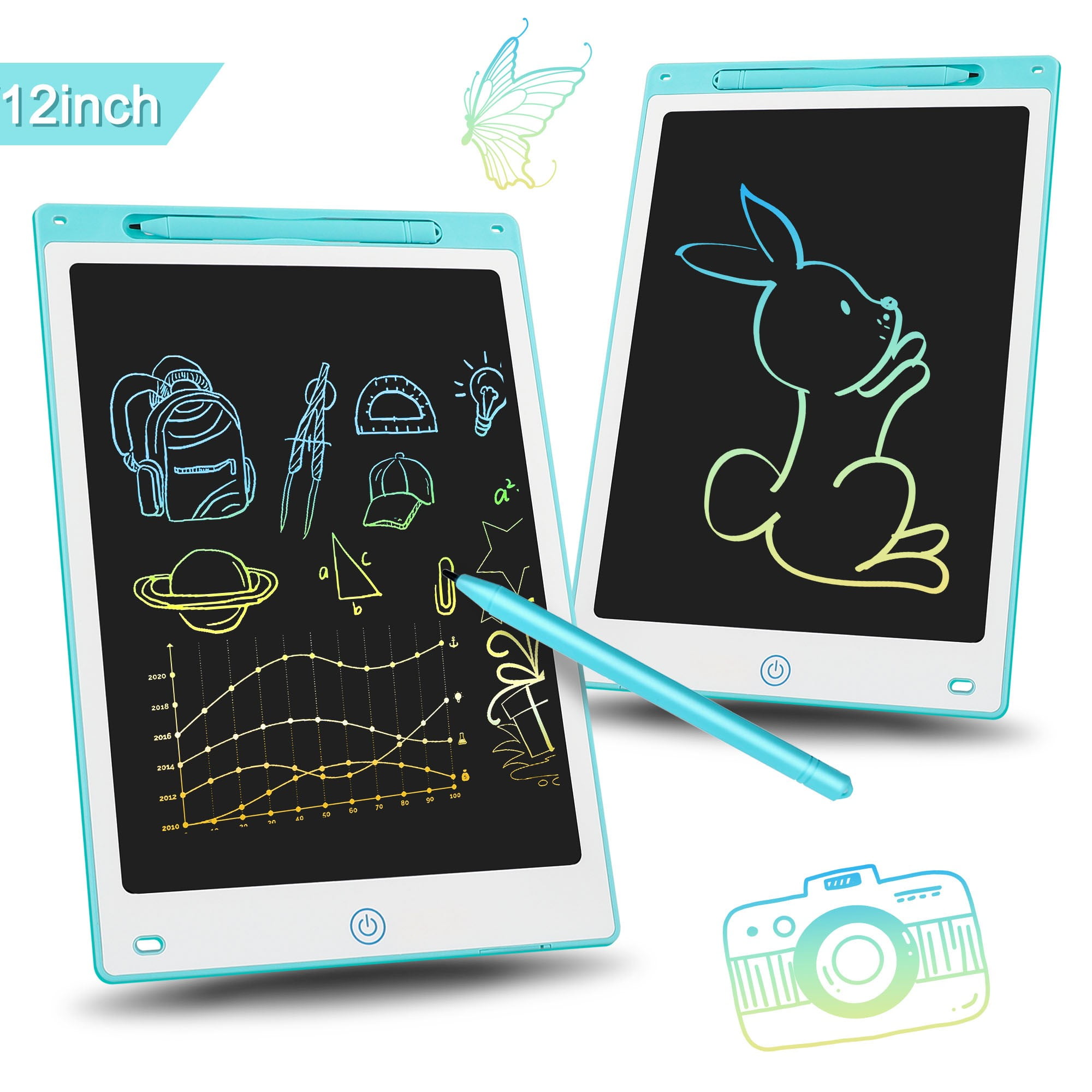 LCD Writing Tablet, EEEkit 12in Electronic Writing Board, Erasable ...
