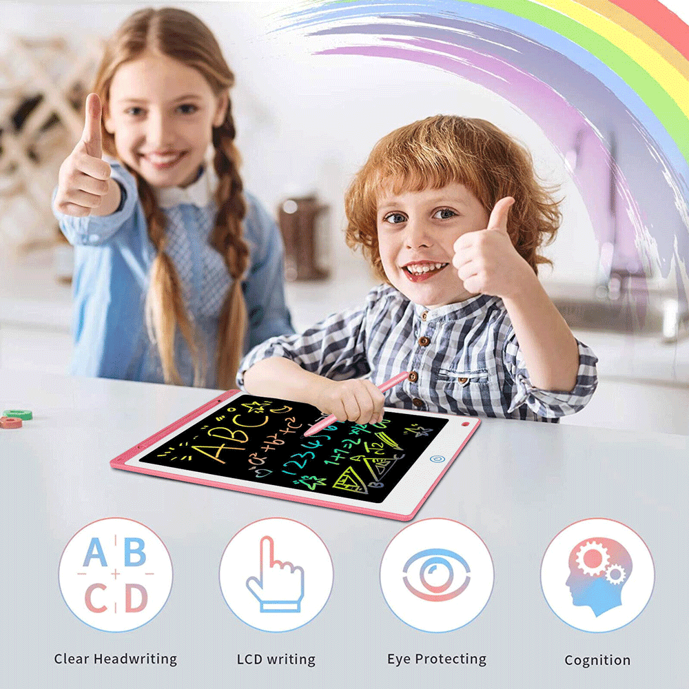 LCD Writing Tablet Electronic Writing Drawing Colorful Screen Doodle ...