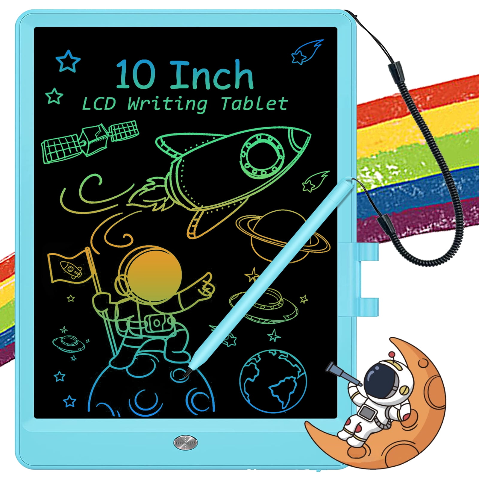 LCD Writing Tablet for Kids, 10 Inch Electronic Doodle Board Drawing ...