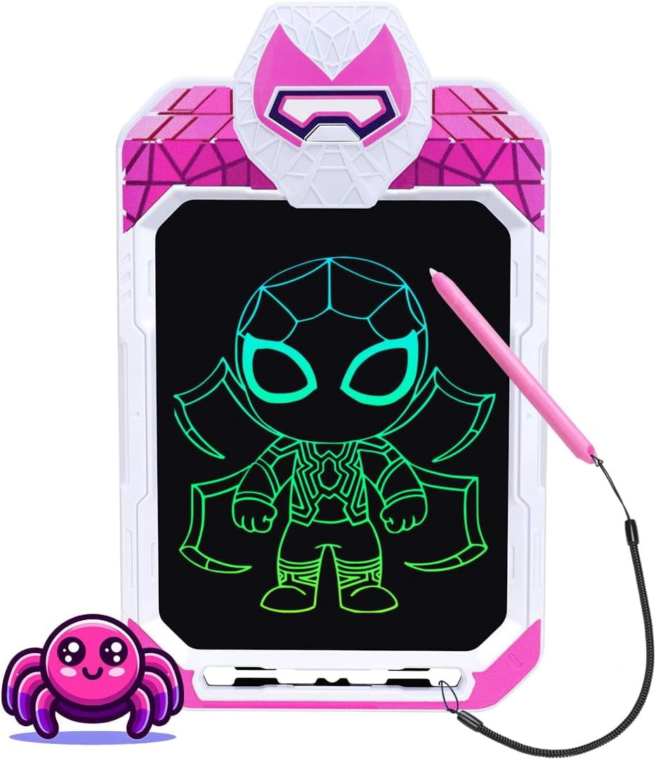LCD Writing Tablet for Kids 10 Inch Spider Hero for Toddler 2 3 4 5 6 ...