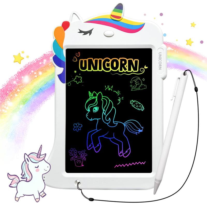 LCD Writing Tablet for Kids - Erasable and Reusable Toddler Doodle ...