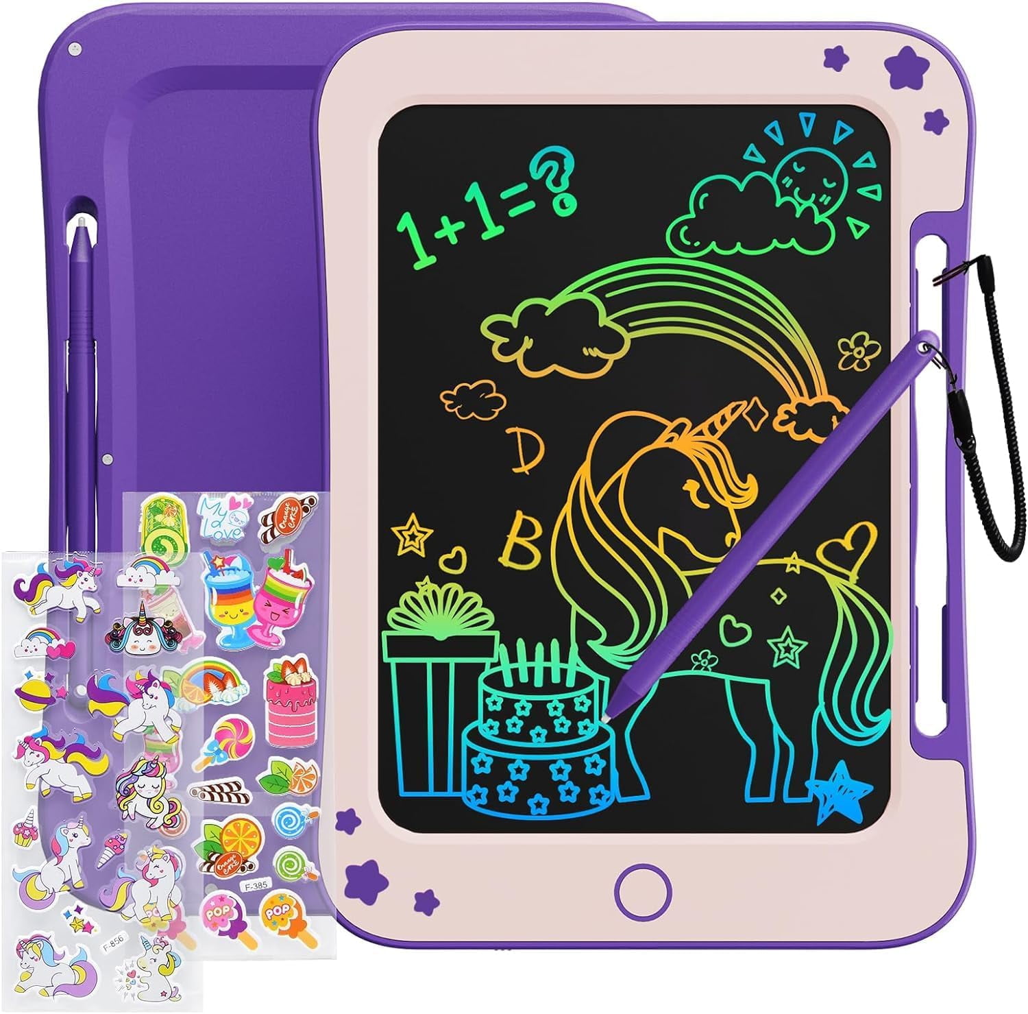 LCD Writing Tablet for Kids, Toddler Girl Toys, Doodle Board Drawing ...