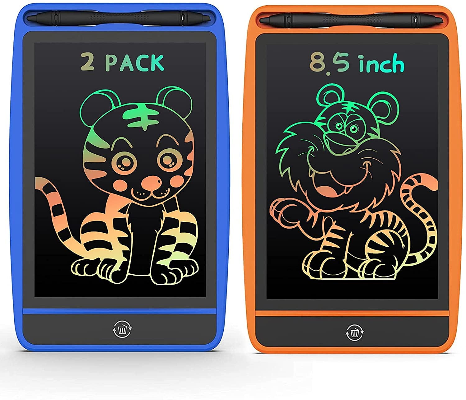 LCD Writing Tablet Pad Board Colorful Toddler Doodle Board Erasable ...