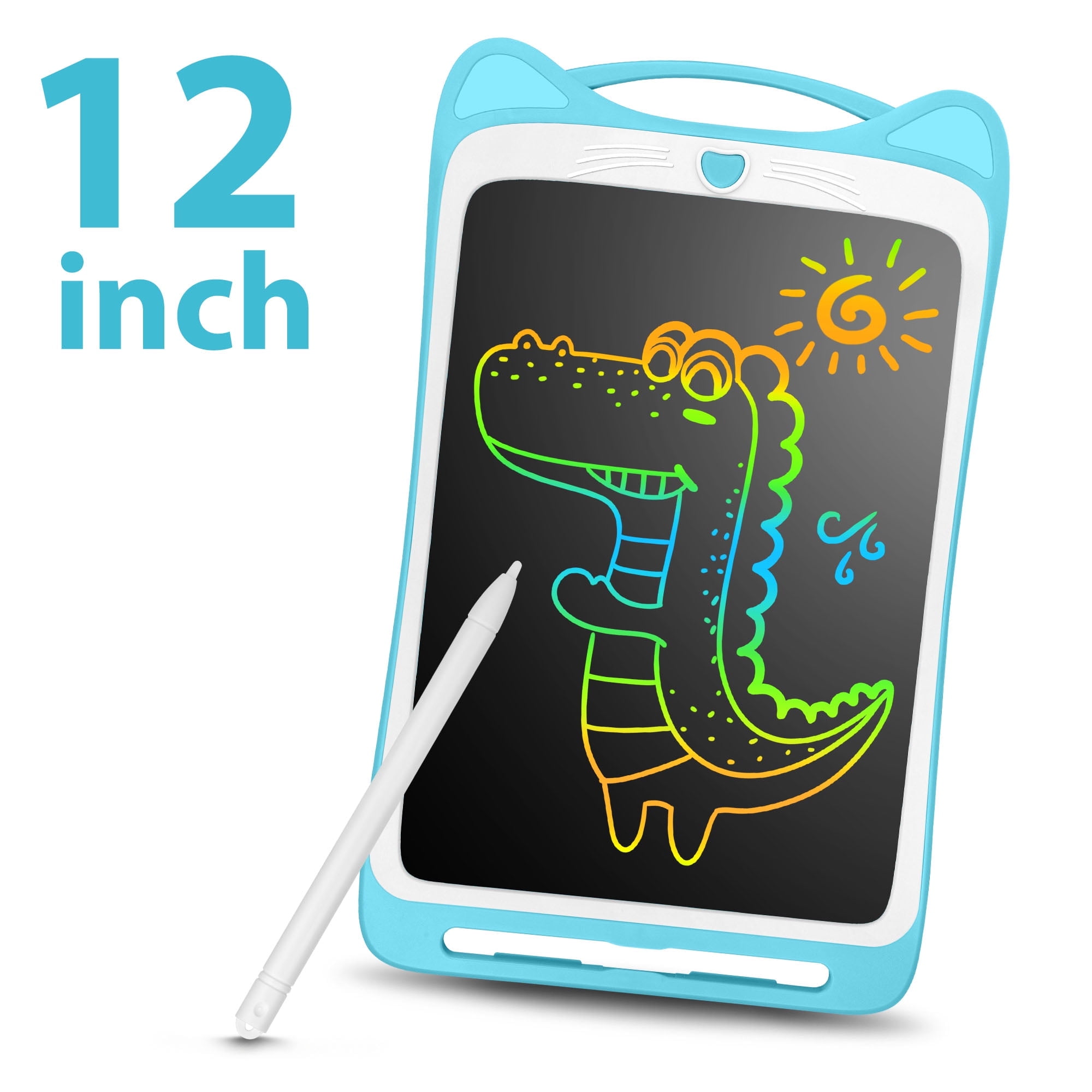 TSV LCD 12 in Coloring Digital Kids Sketch Board, Reusable Art Drawing ...