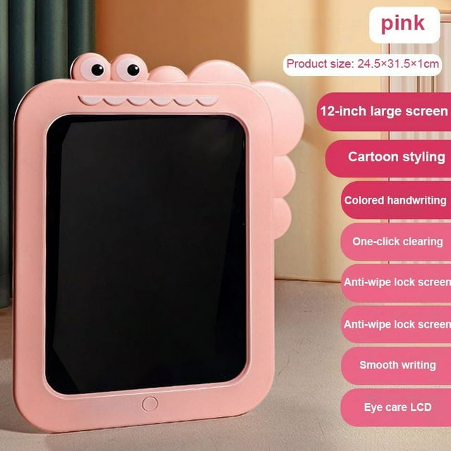LCD Writing Tablet Toddler Girl Travel Toys, 12 inch Doodle Board ...