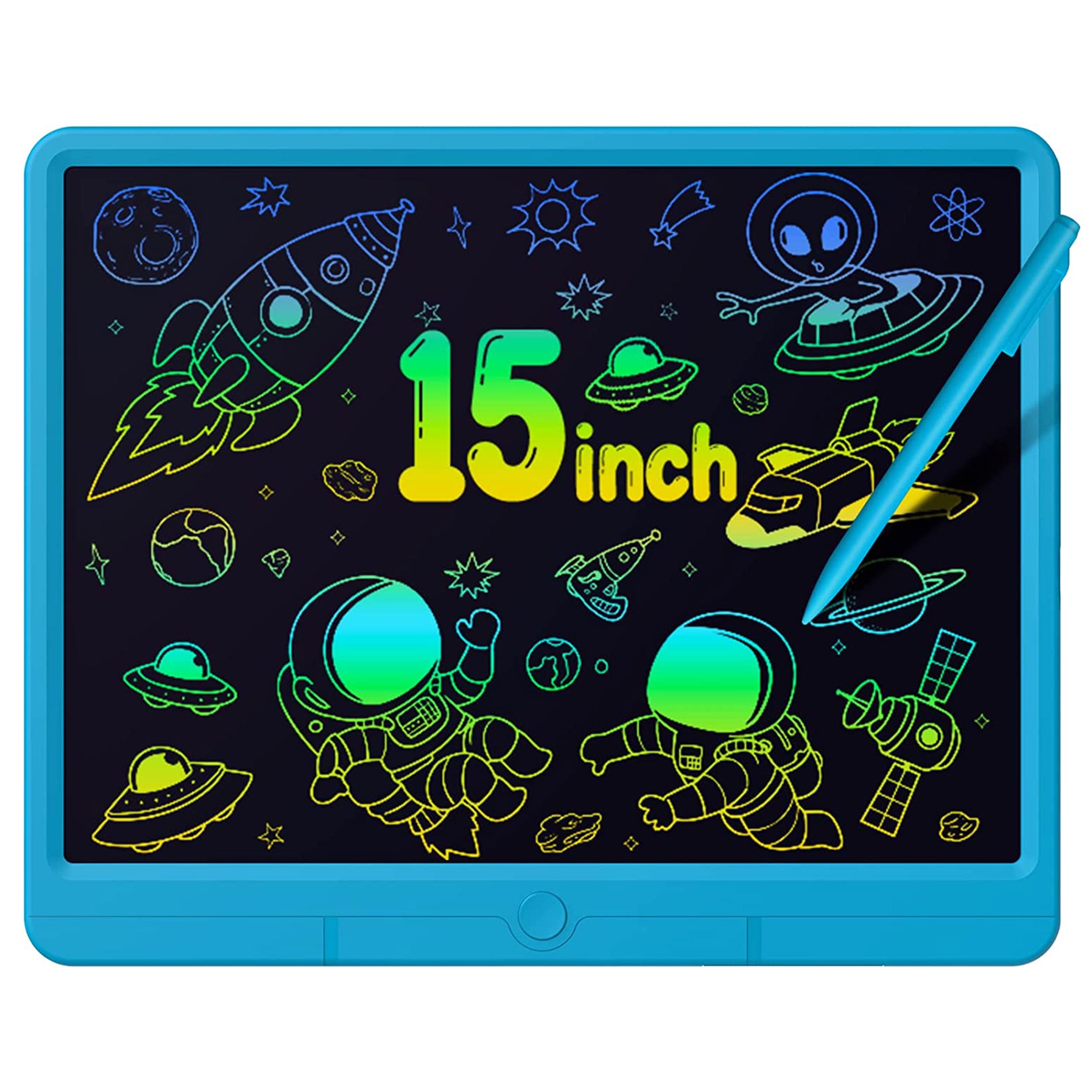 TUGAU 15 inch LCD Writing Tablet, Colorful Doodle Board, Digital Sketch ...