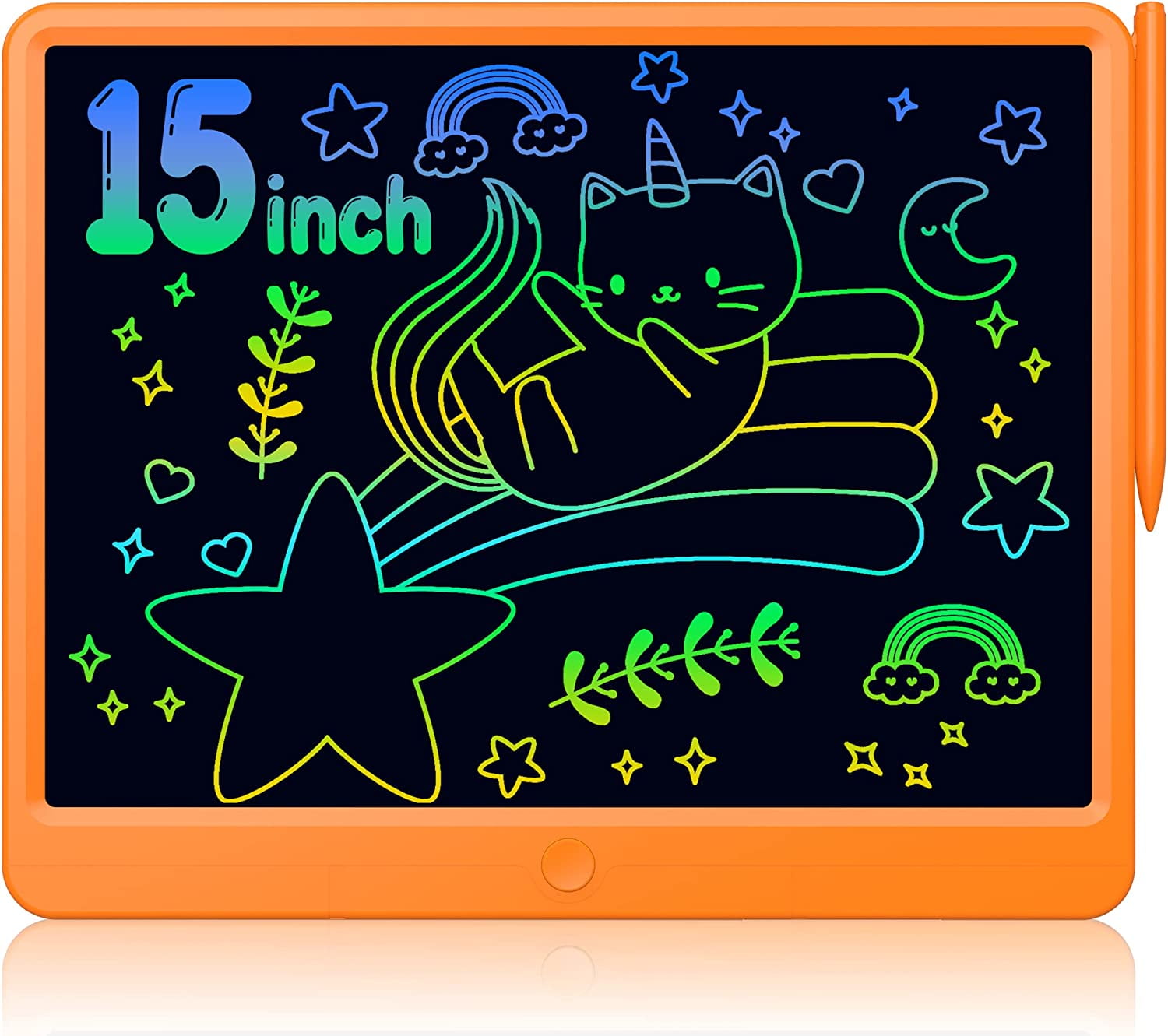 LCD Writing Tablet for Kids 15 inch TUGAU Colorful Doodle Board Unisex ...