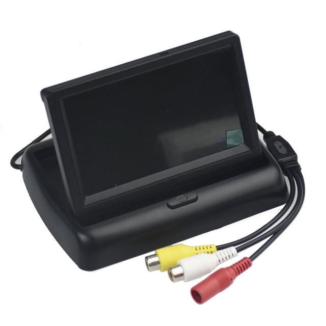 LCD car display 4.3-inch TFT display desktop/foldable/mirror - Walmart.com