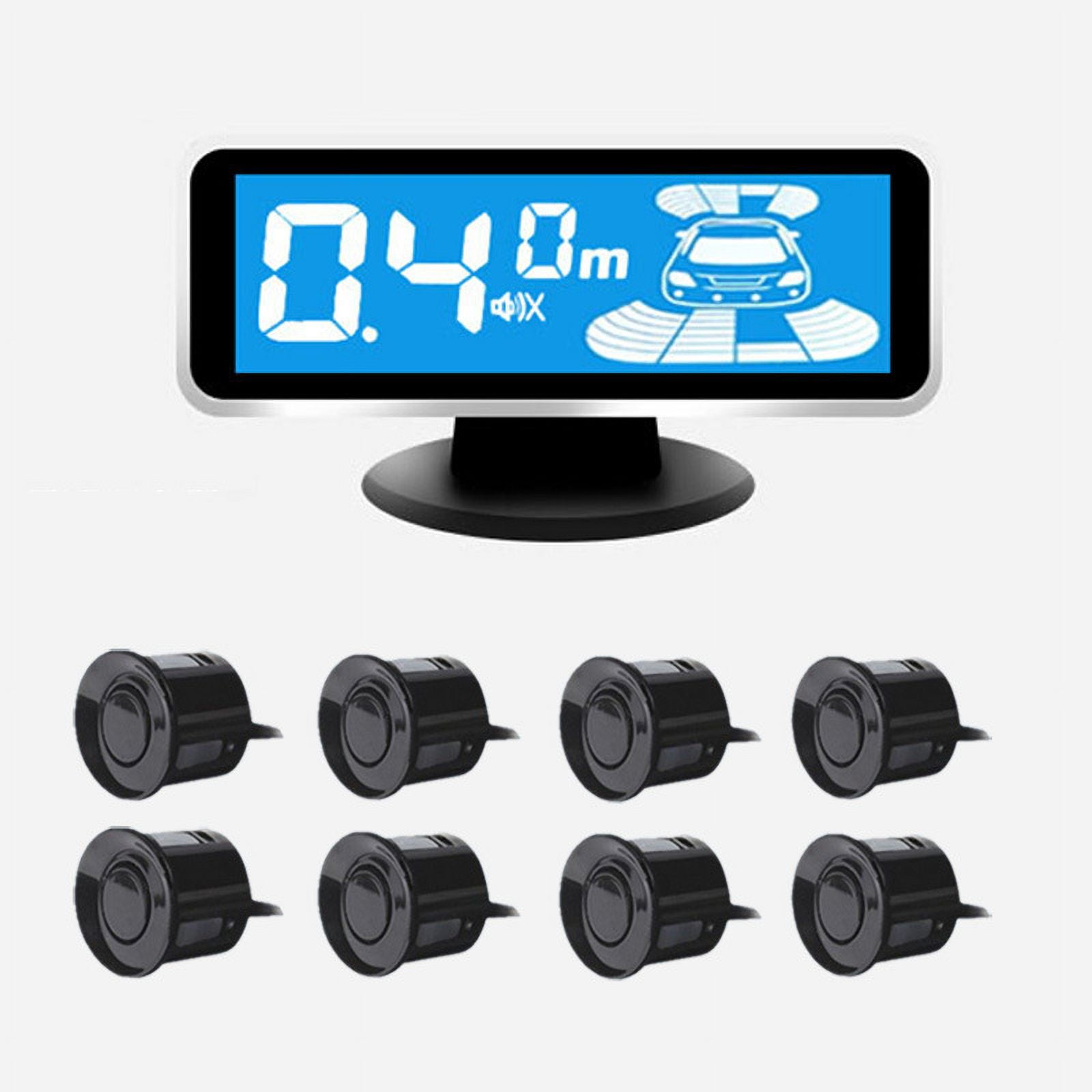 LCD reversing radar LCD reversing radar Voice buzzer mute three-speed ...
