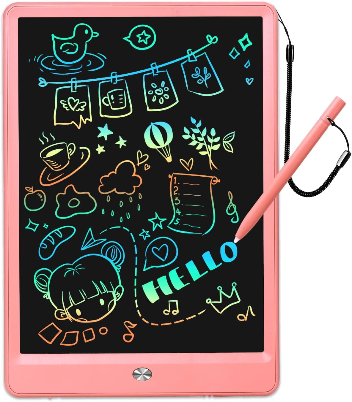 LCD writing board, 10-inch graffiti board, color electronic drawing ...
